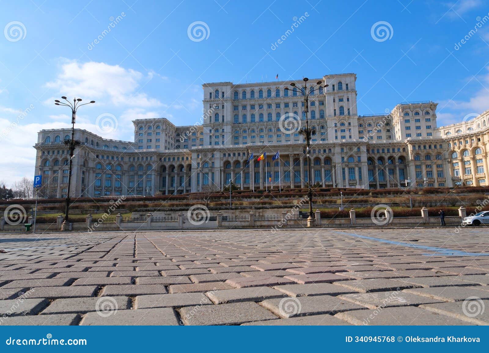 Cold and Clean Transparent Drinks Against the Background of a Sunny ...