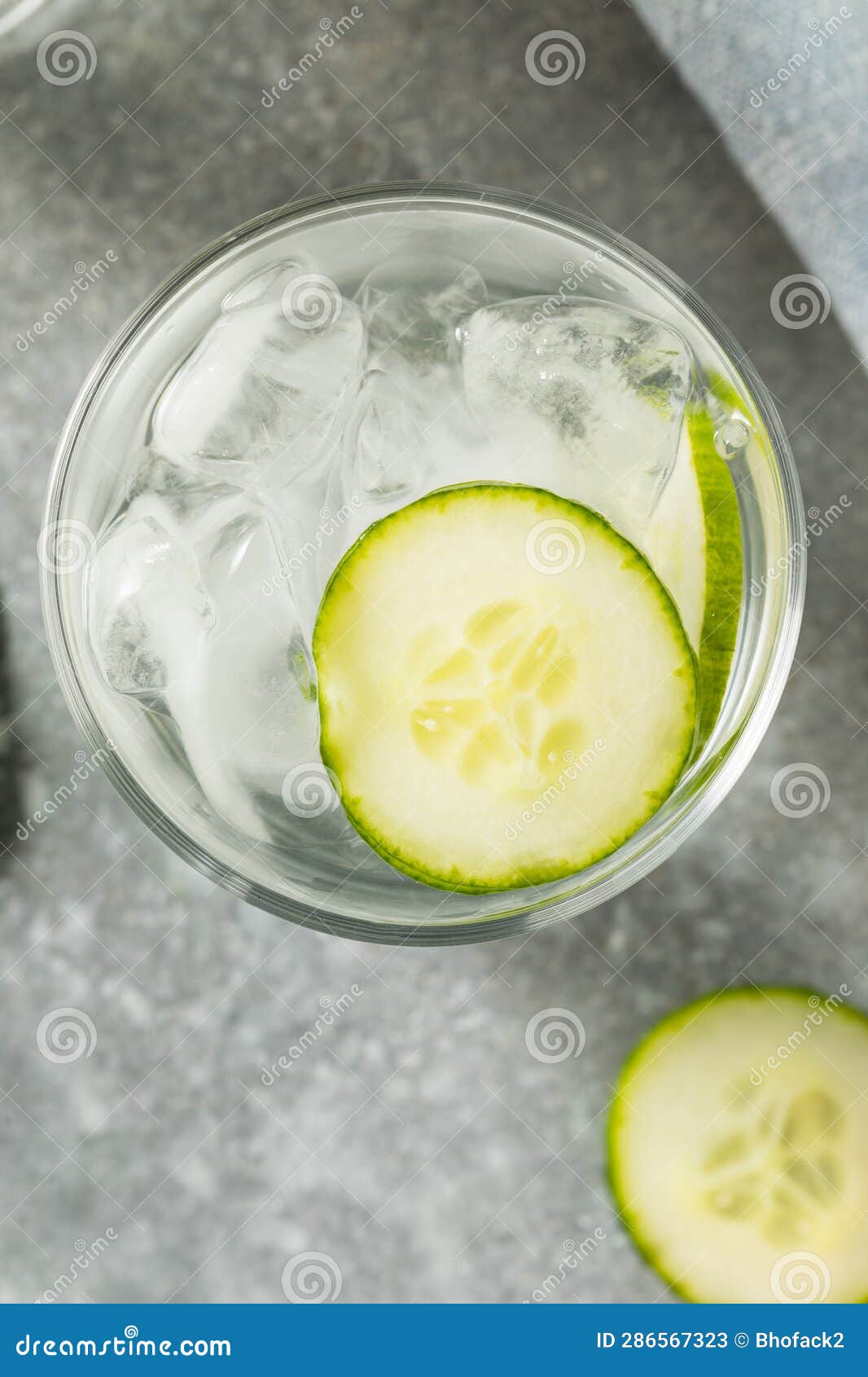 Cold Clear Refreshing Cucumber Water Stock Image - Image of homemade ...