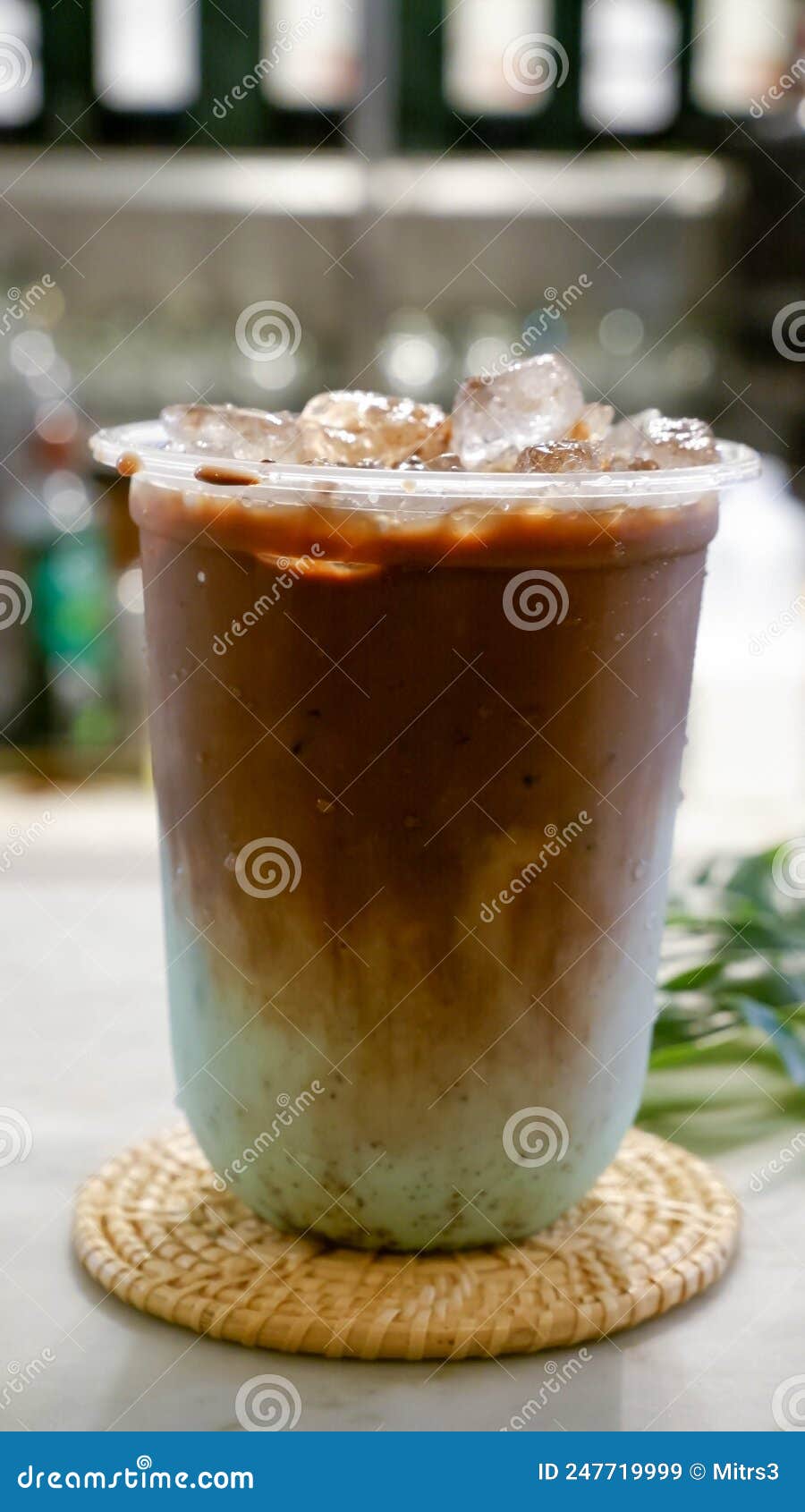 Cold Coco Drink with Ice Delicious Stock Image - Image of food ...
