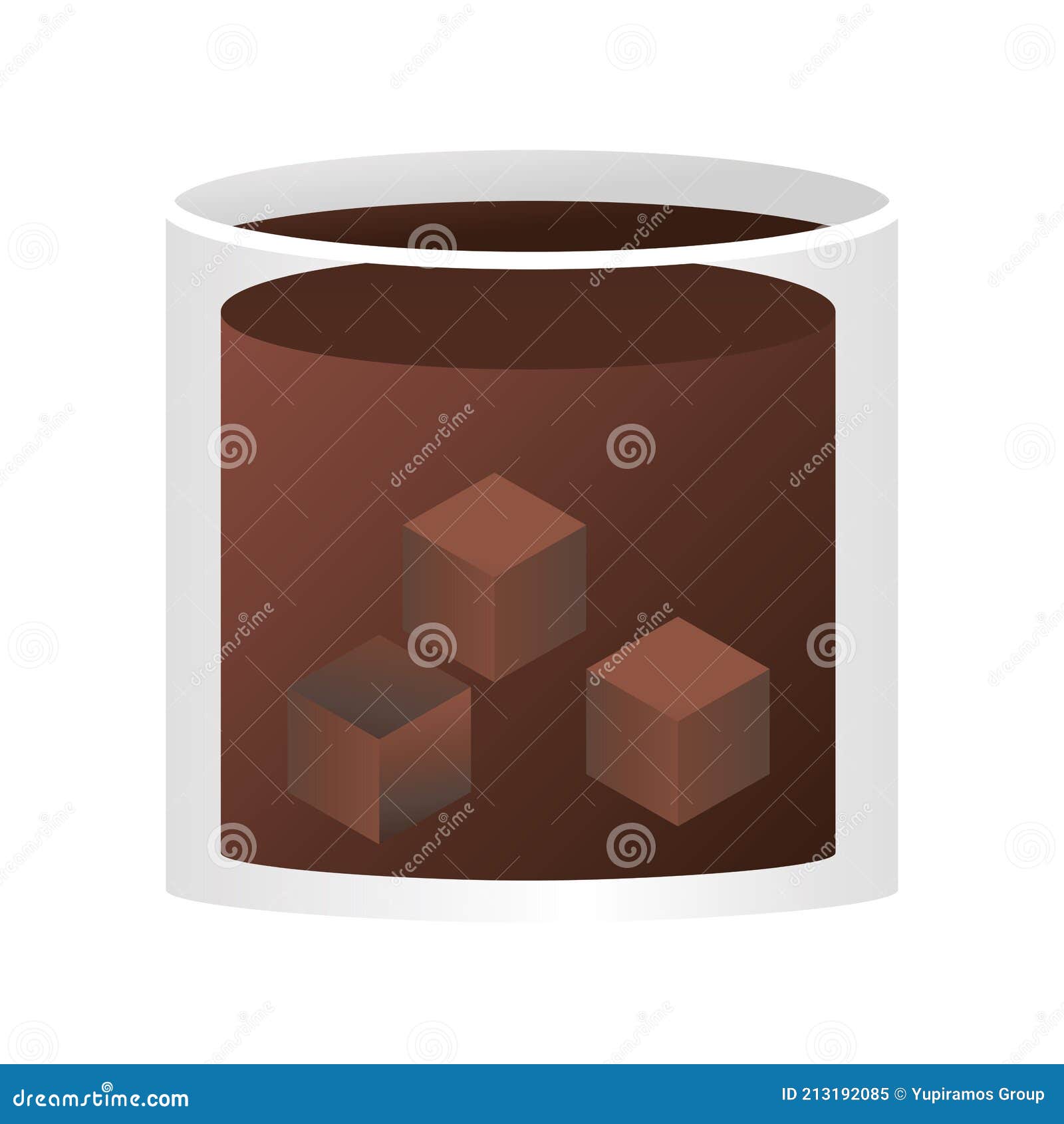 Cold coffee cup stock vector. Illustration of iced, espresso - 213192085