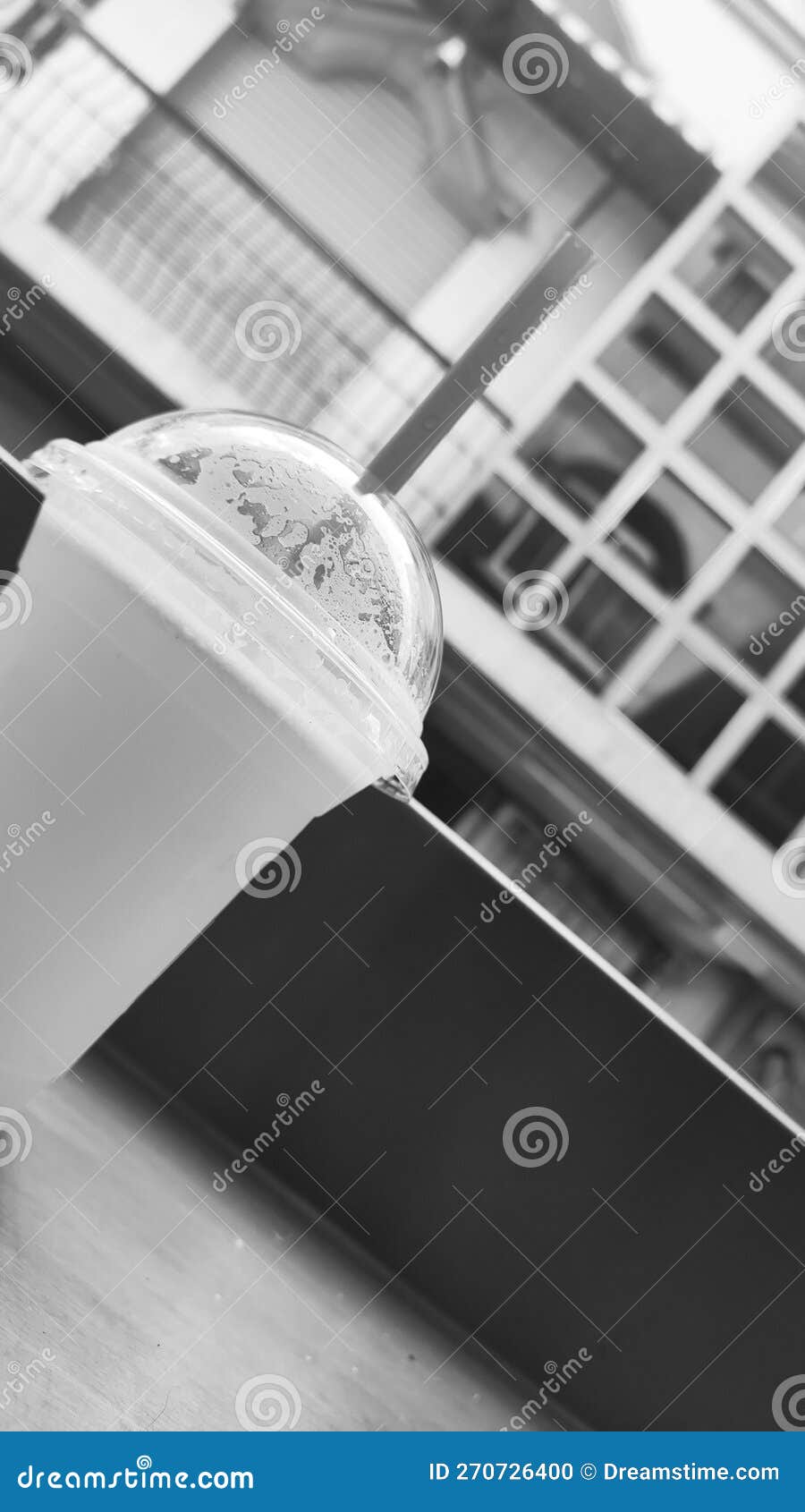 Cold Coffee Cup Kept on a Table in a Cafe Stock Photo - Image of coffee ...