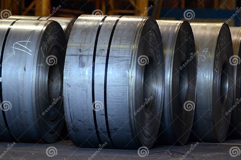 Cold coil stock photo. Image of strip, iron, industrial - 4025752