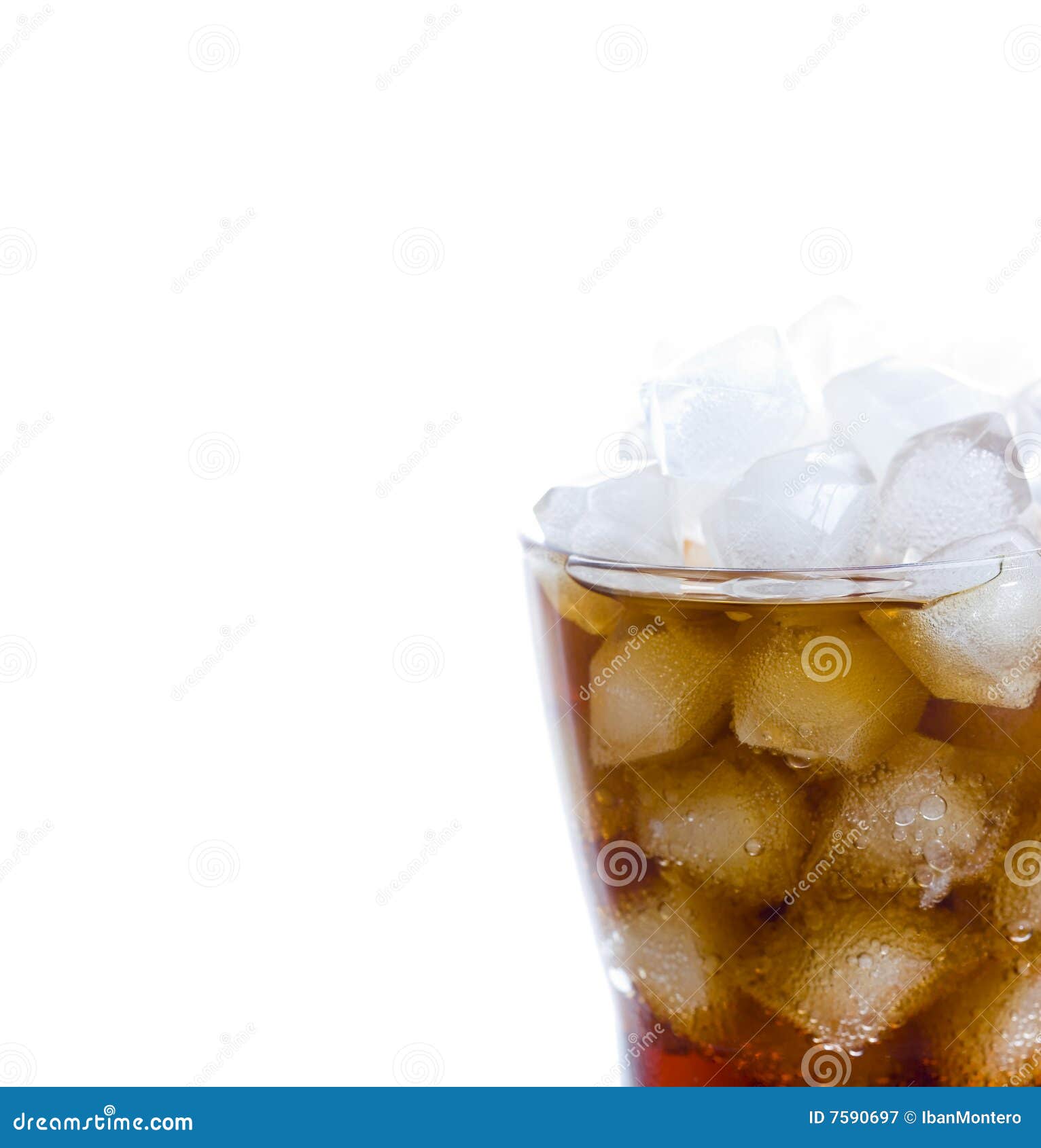Cold coke drink stock image. Image of cubes, bubbles, thirst - 7590697