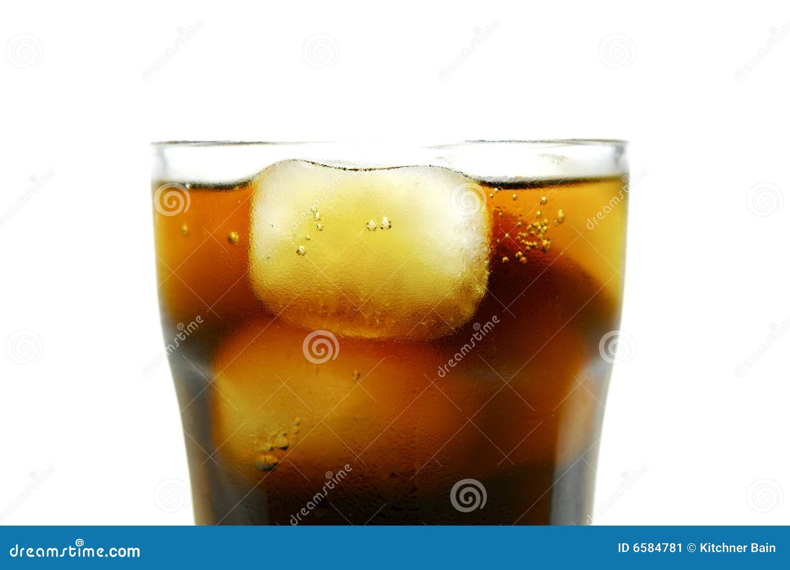 Cold Cola stock image. Image of cube, glass, soda, softdrink - 6584781