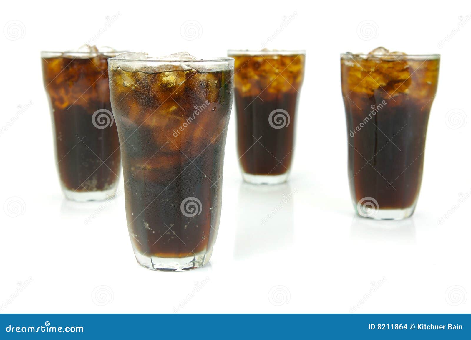 Cold Cola stock photo. Image of cube, cubes, isolated - 8211864