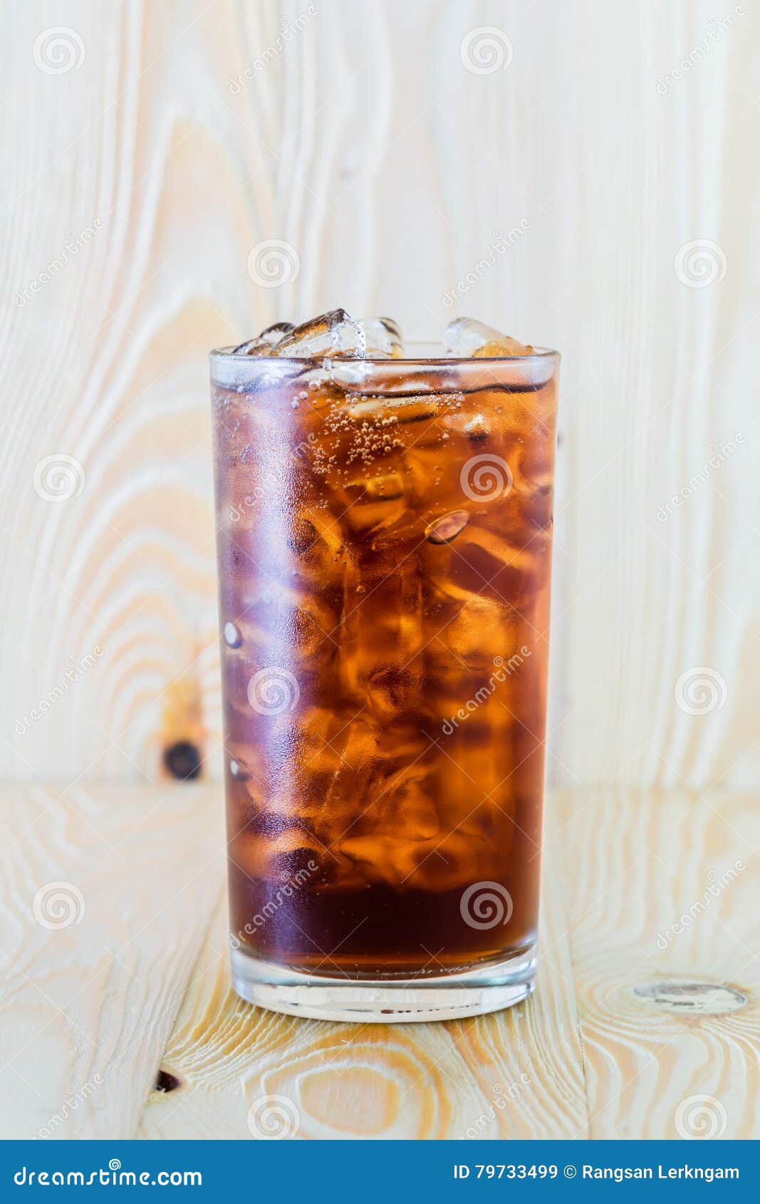 Cold cola in a glass stock image. Image of clipping, frozen - 79733499