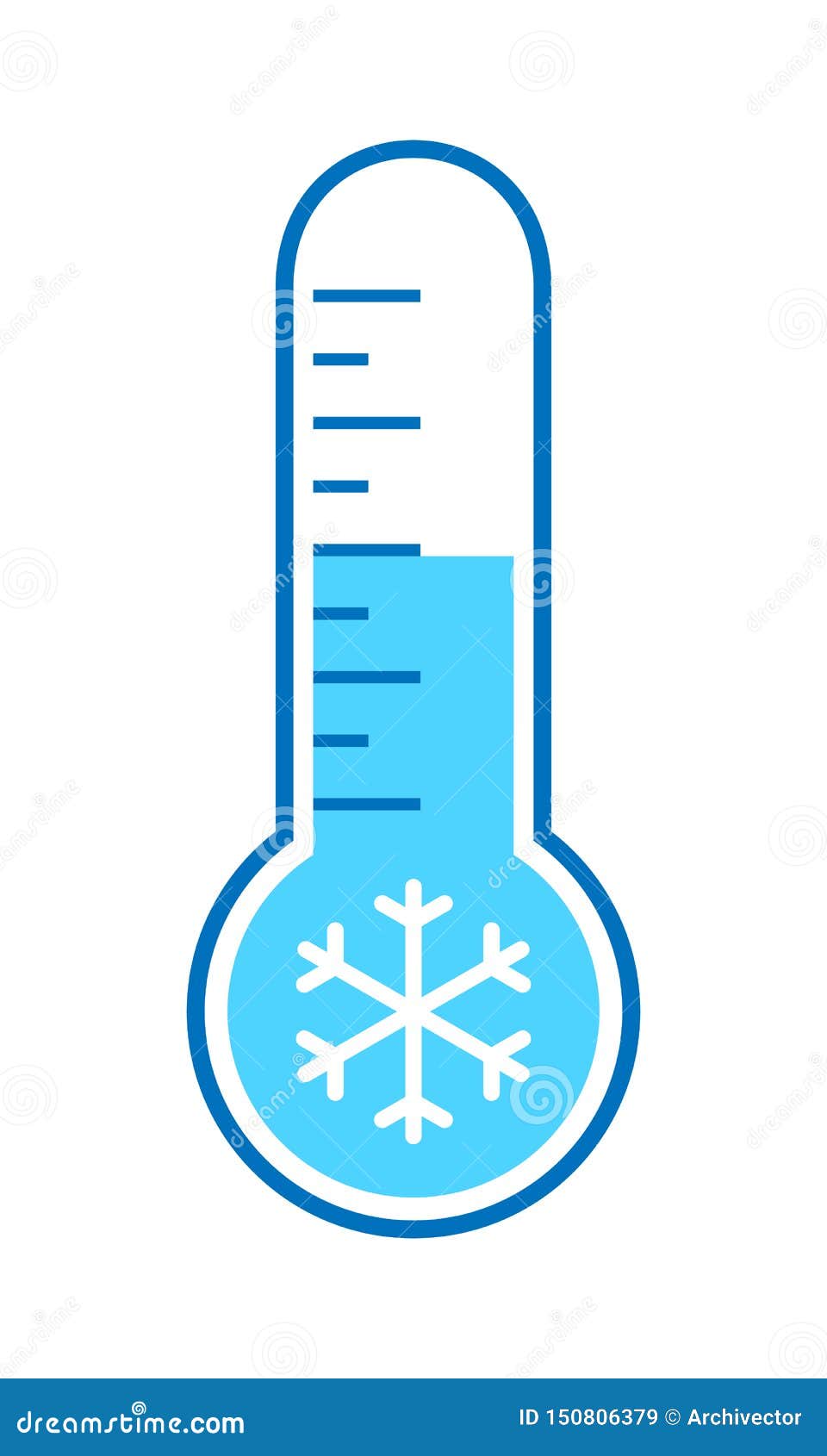 Thermometer with Low Temperature Stock Vector - Illustration of frost ... Thermometer with Low Temperature Stock Vector - Illustration of frost ...