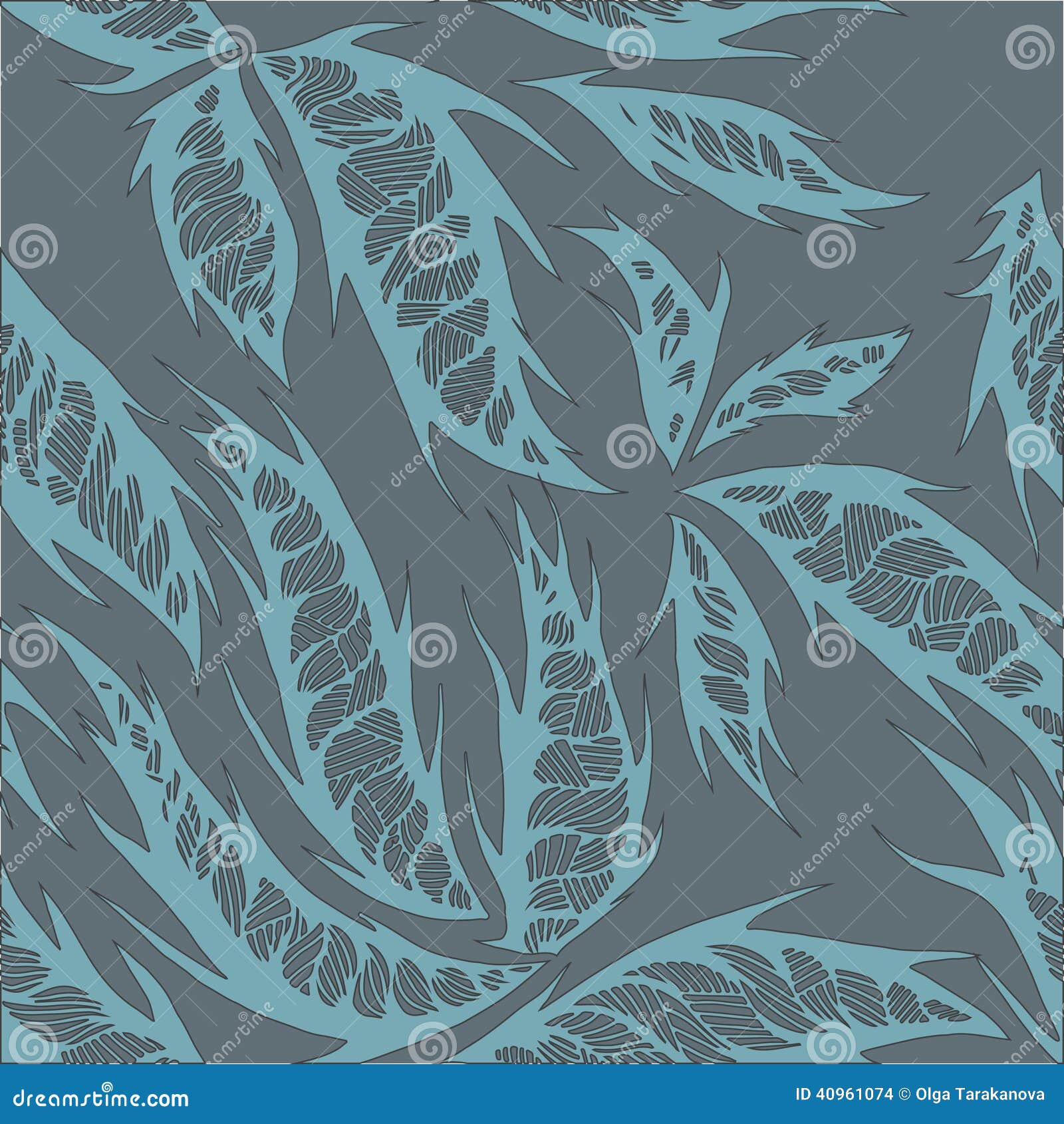 Cold color pattern stock vector. Illustration of nature - 40961074