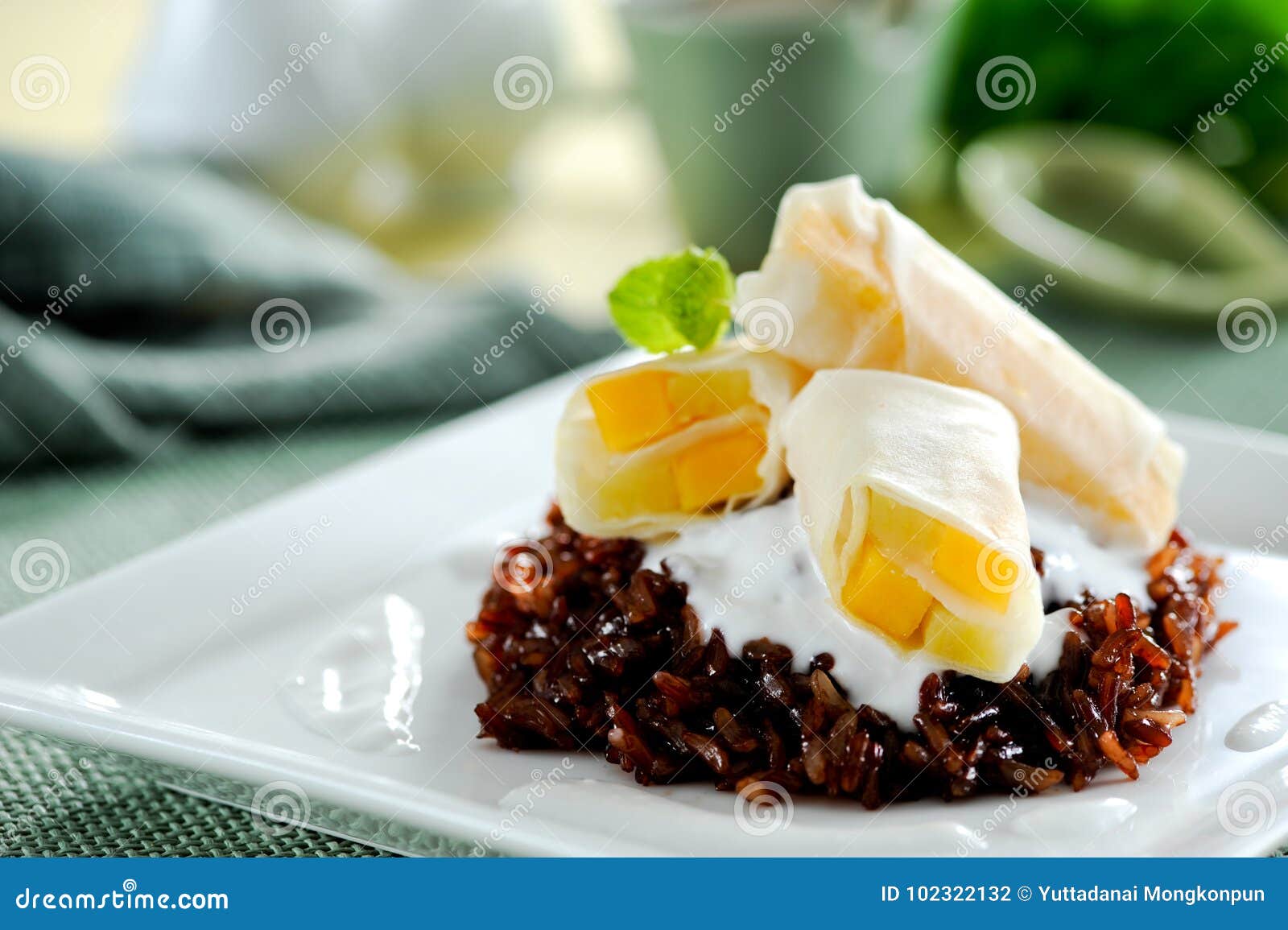 Cold crape stock photo. Image of nutrition, banana, cream - 102322132