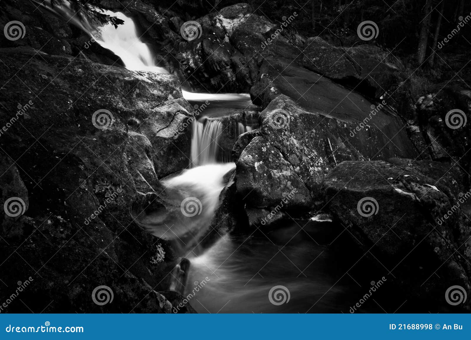 Cold Creek waterfalls stock photo. Image of mountains - 21688998