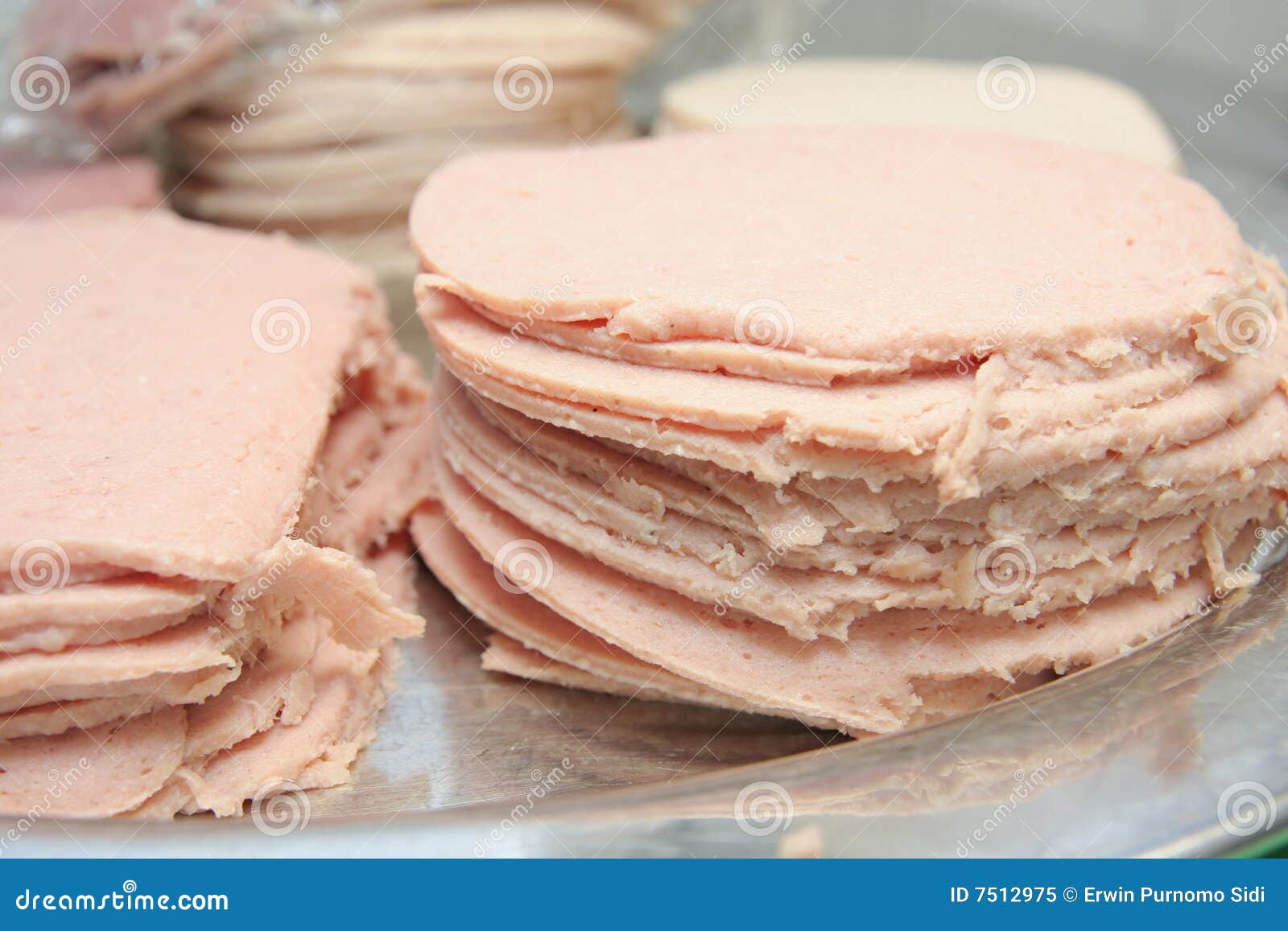 Cold cut meat stock image. Image of sliced, chicken, buffet - 7512975