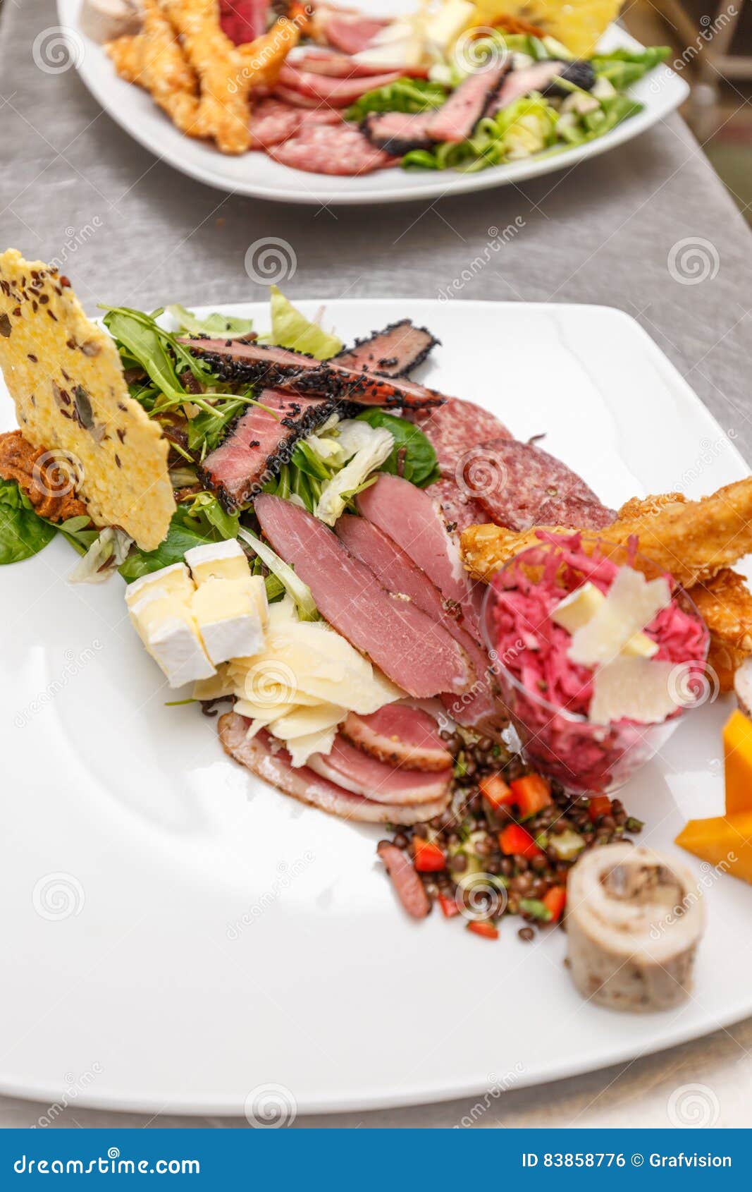 Cold cut platter stock photo. Image of fresh, gastronomy - 83858776