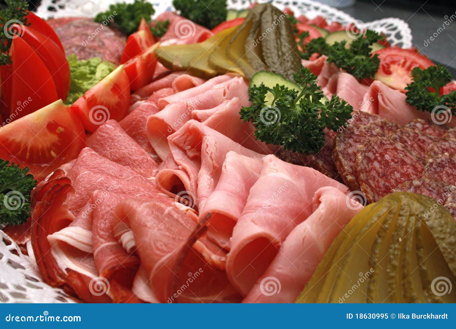Cold cuts stock image. Image of smoked, closeup, detail - 18630995