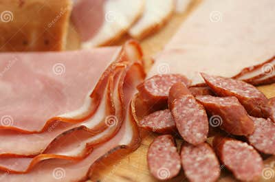 Cold cuts stock image. Image of deli, freshly, kinds, close - 5917303