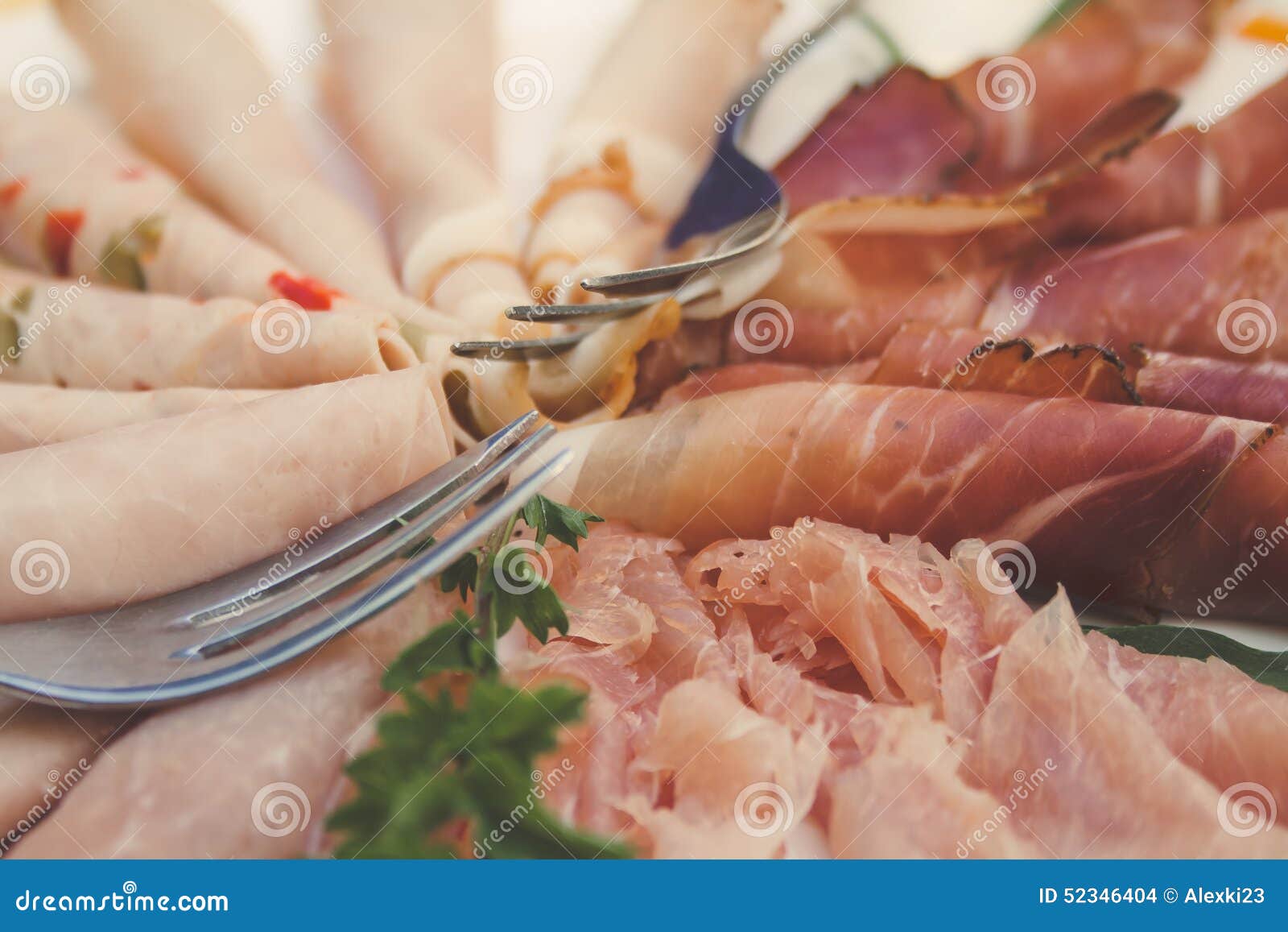 Cold cuts stock photo. Image of meats, cold, deli, sliced - 52346404