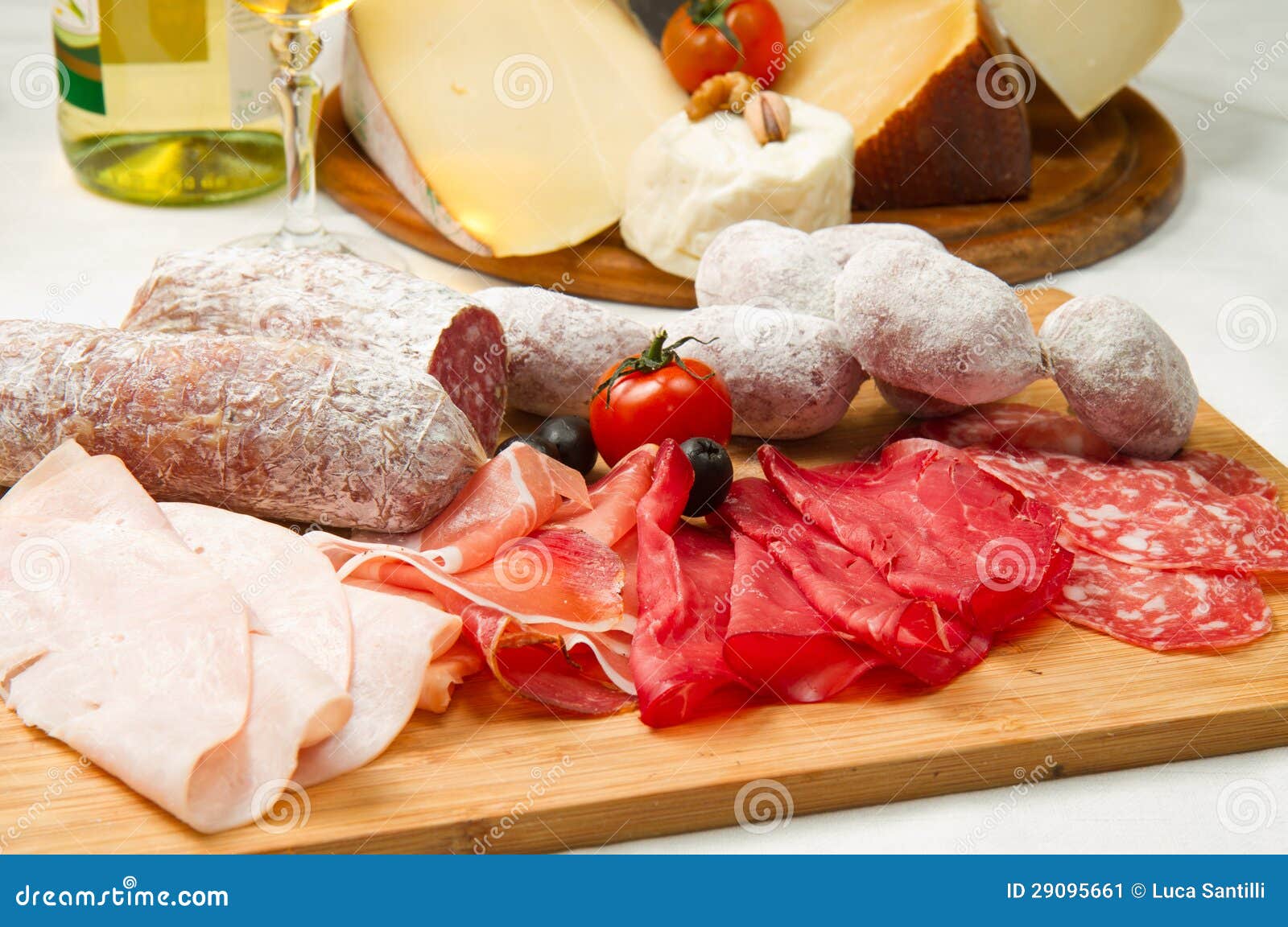 Cold cuts and cheese stock image. Image of lunch, closeup - 29095661