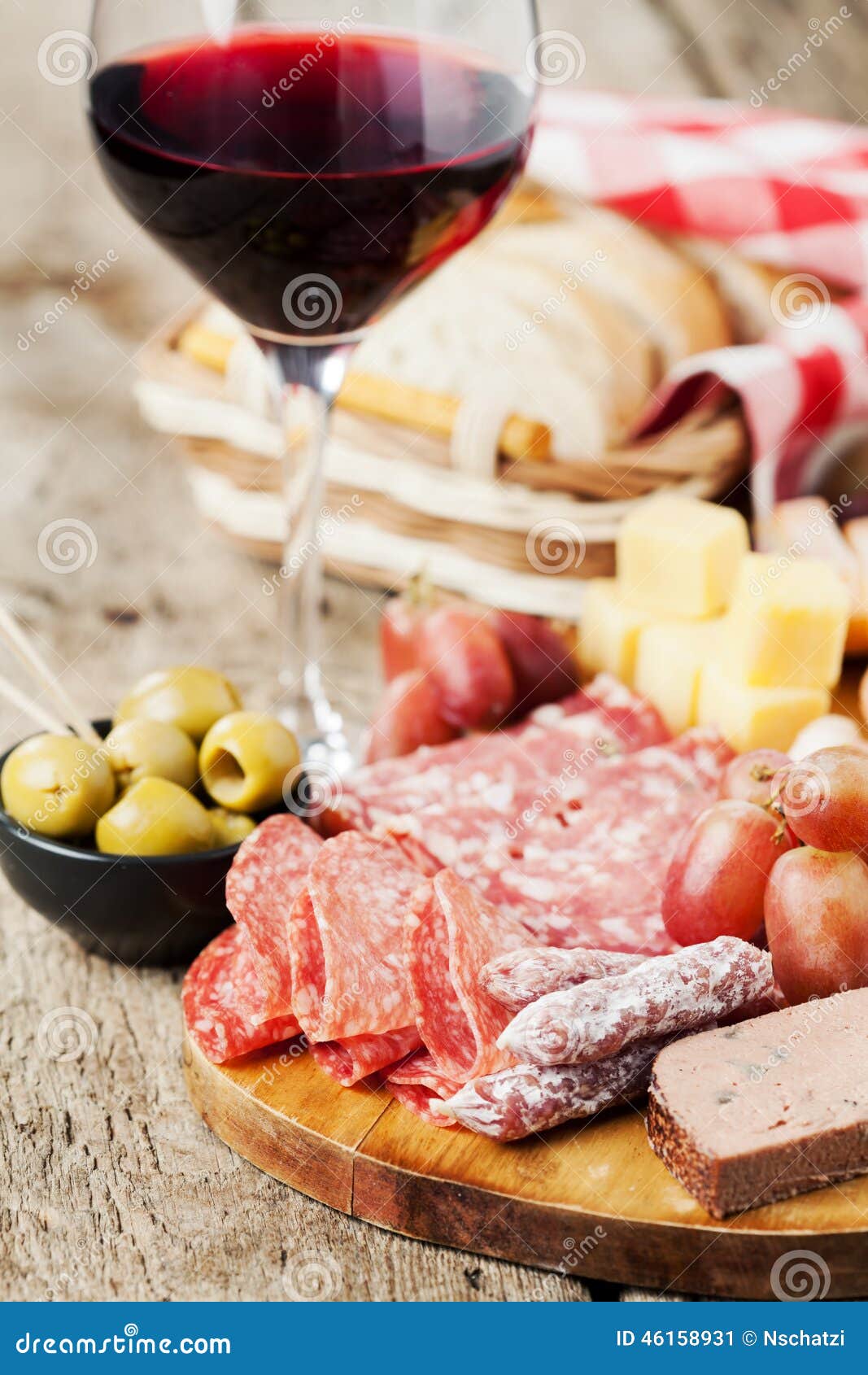 Cold cuts stock image. Image of dinner, appetizer, cheese - 46158931