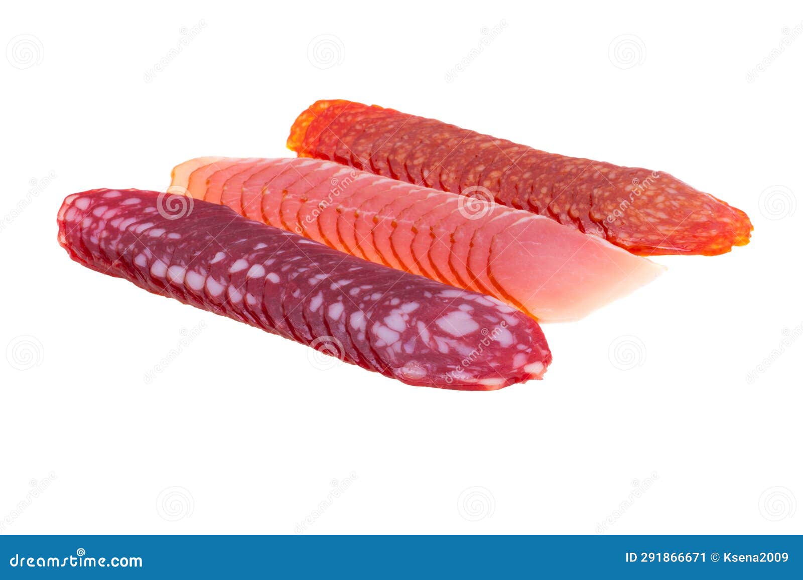 Cold cuts isolated stock image. Image of smoked, sliced - 291866671