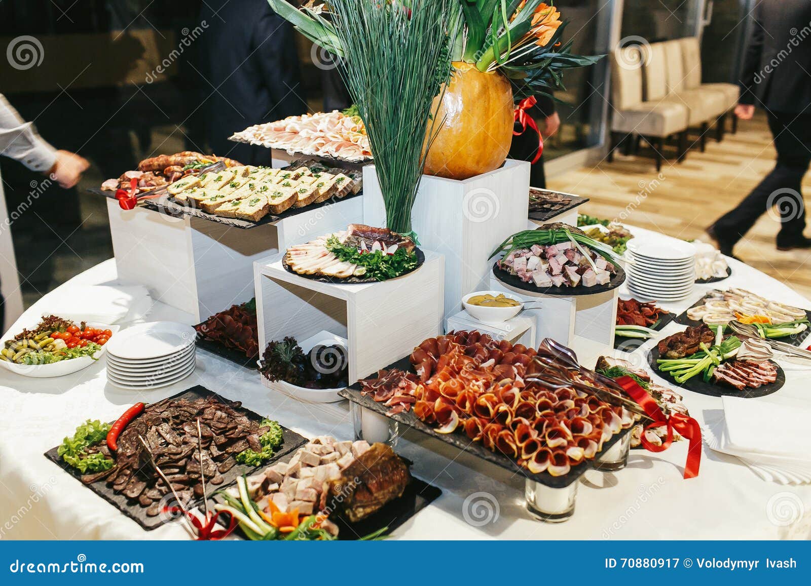 Cold Cuts Look Delicious on a Dinner Table Stock Image - Image of ...