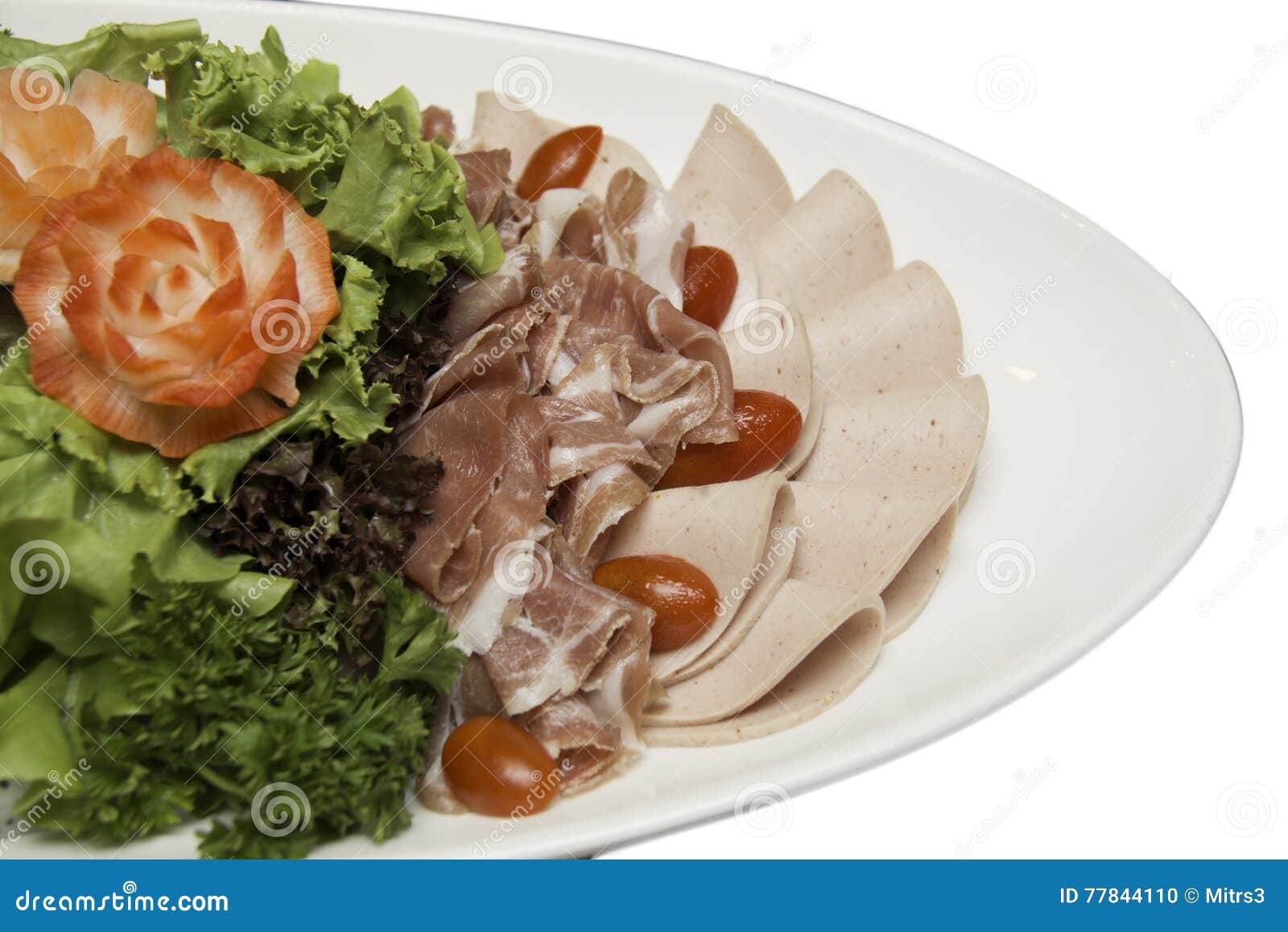 Cold Cuts Meat the for Buffet Stock Photo - Image of snack, sausage ...