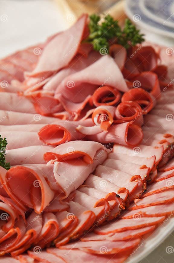 Cold cuts platter stock image. Image of appetizer, cold - 11060881