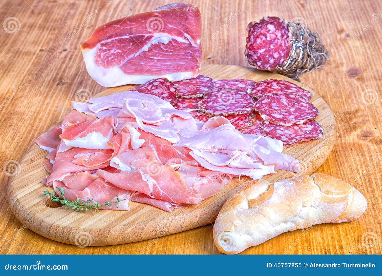 Cold cuts stock image. Image of delicious, italian, cutting - 46757855