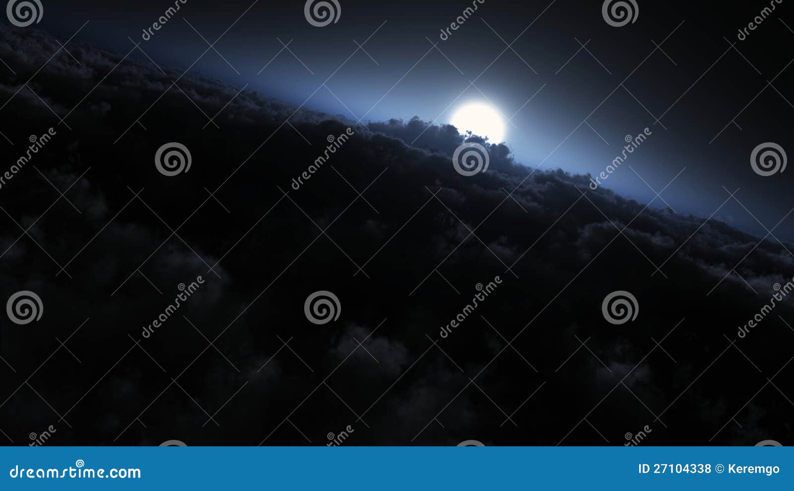 Cold Dark Storm stock illustration. Illustration of space - 27104338