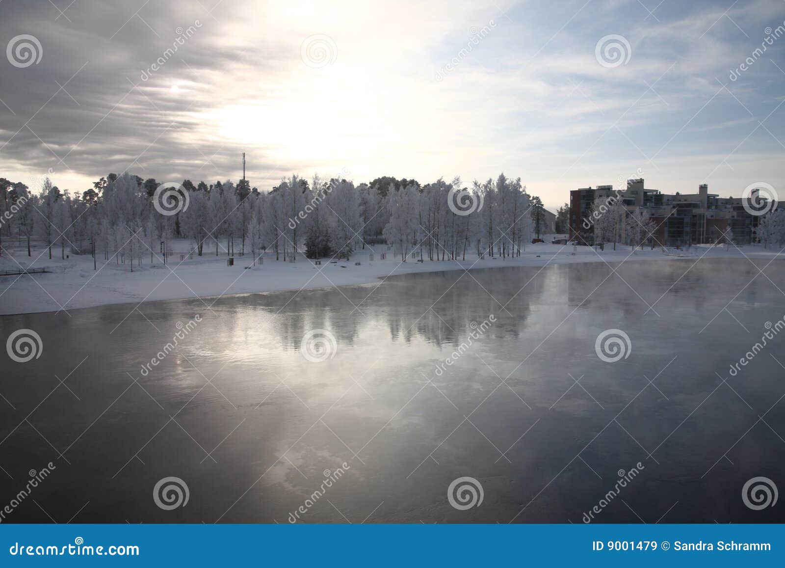 Cold day stock image. Image of water, view, cloud, outdoor - 9001479