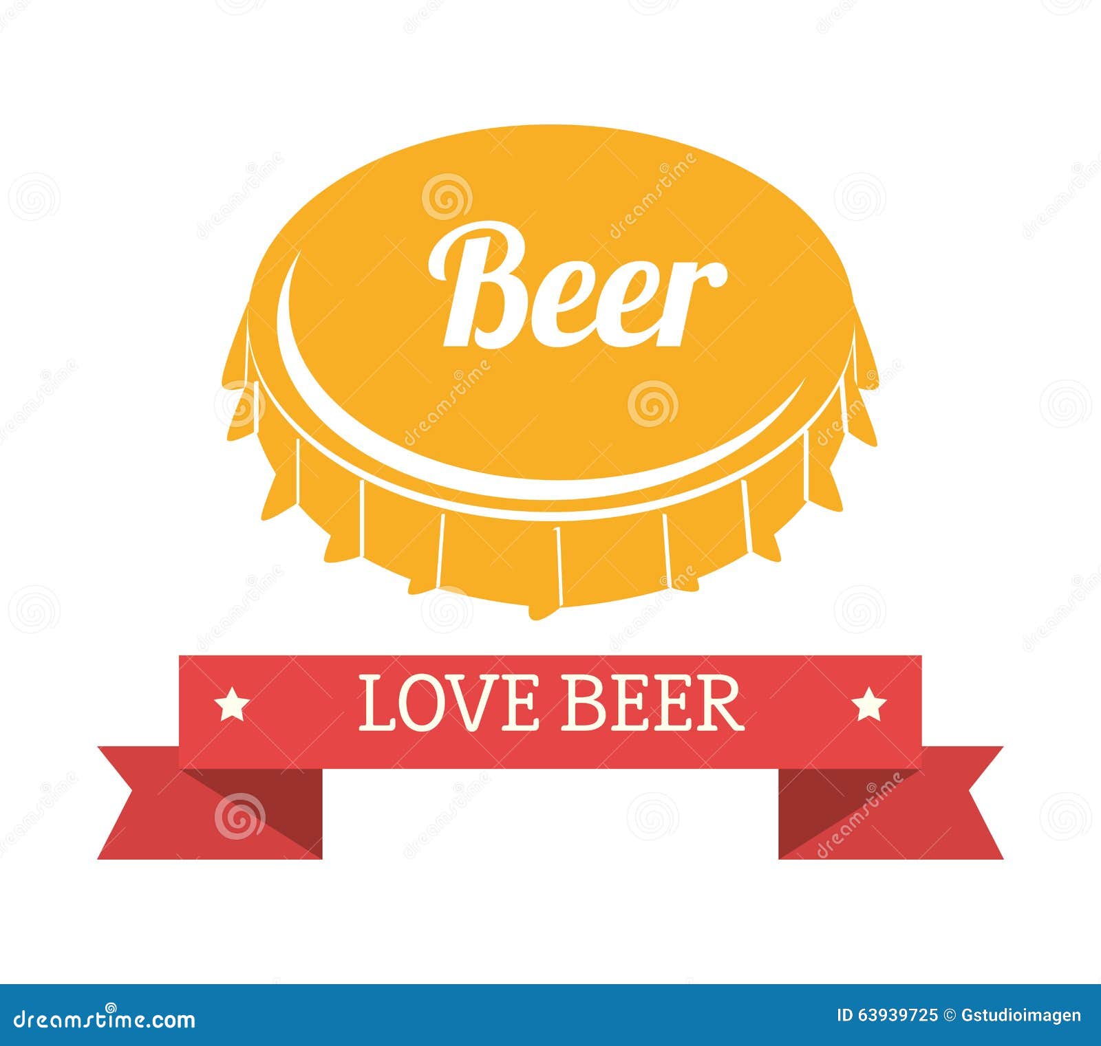 Cold and delicious beer stock illustration. Illustration of nutriment ...