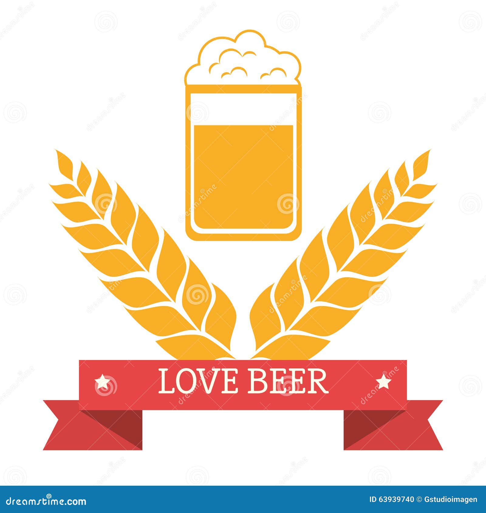 Cold and delicious beer stock illustration. Illustration of fresh ...