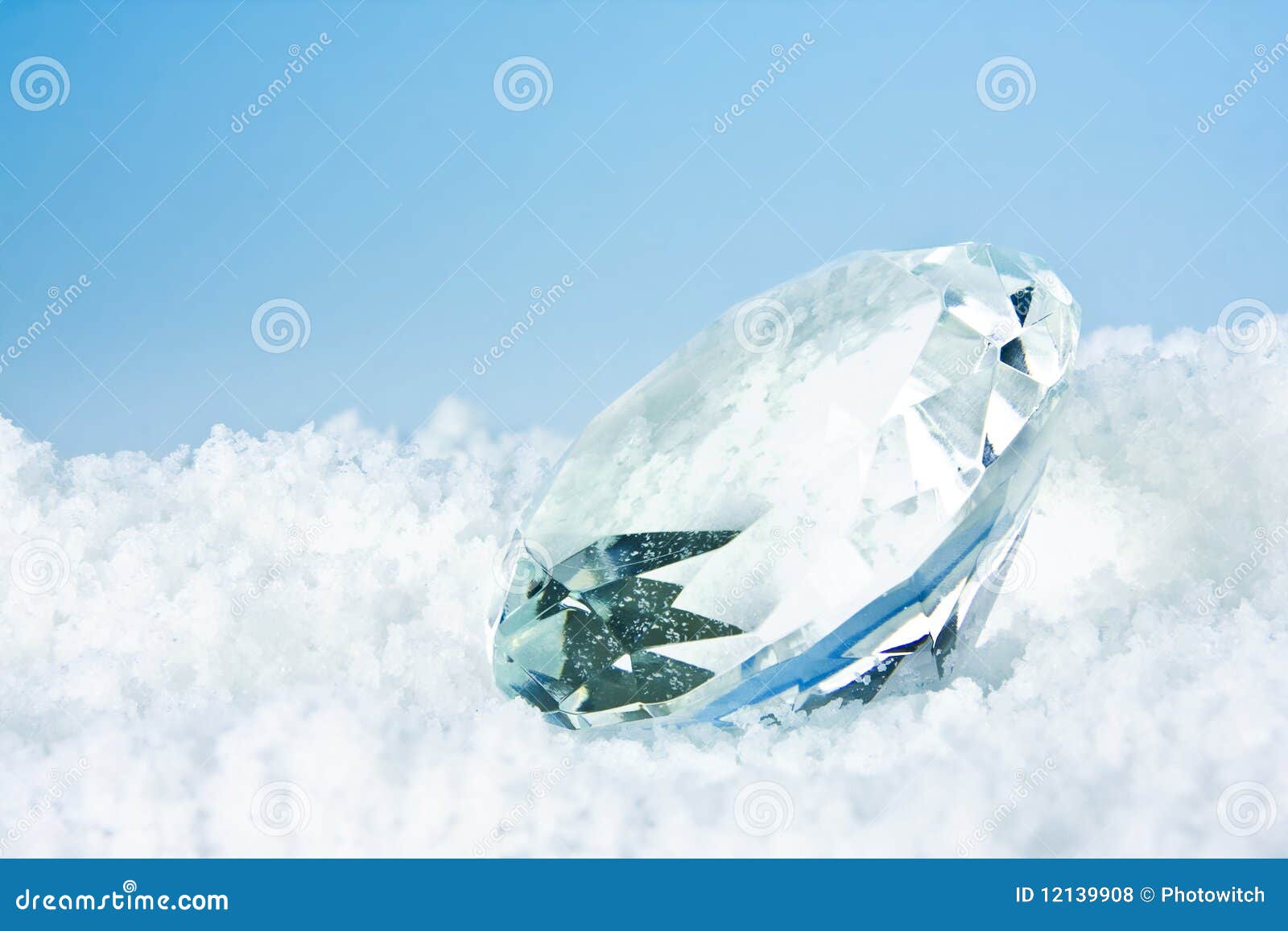 Cold diamond stock photo. Image of shape, freezing, blue - 12139908