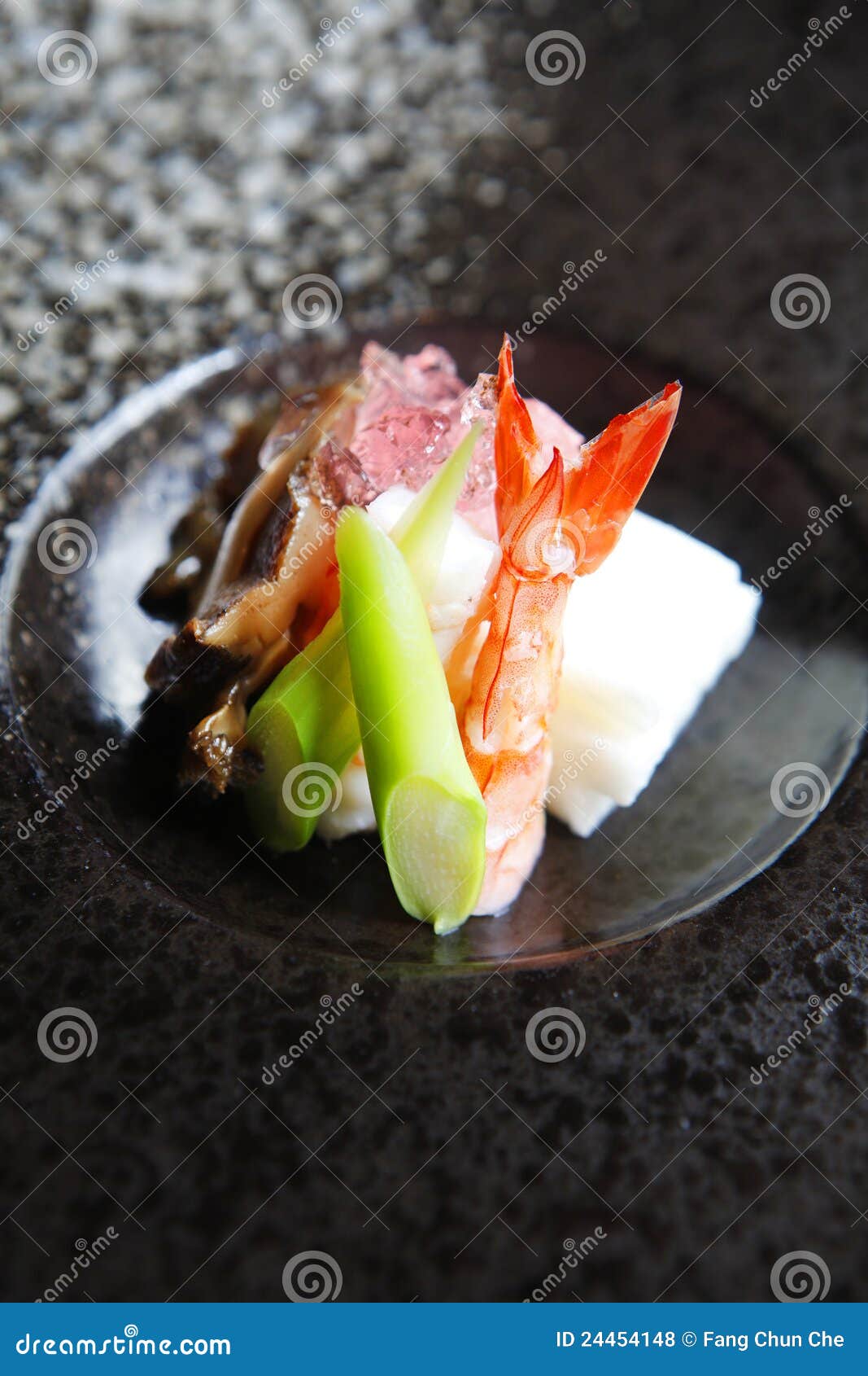Cold dish stock photo. Image of gourmet, asparagus, shrimp - 24454148