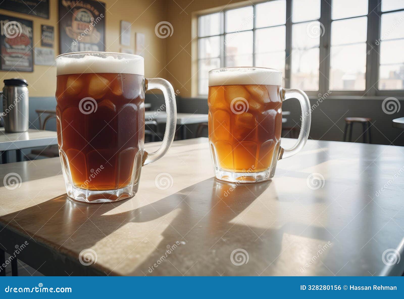 A Cold Drink Being Served on a Cute Cup Stock Illustration ...