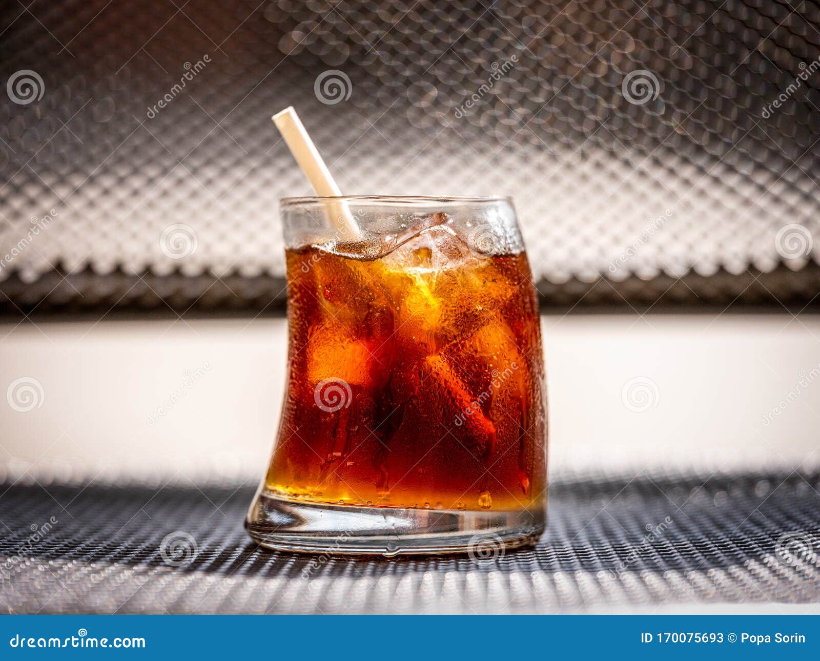 Cold Drink with ice stock image. Image of coffee, cold - 170075693