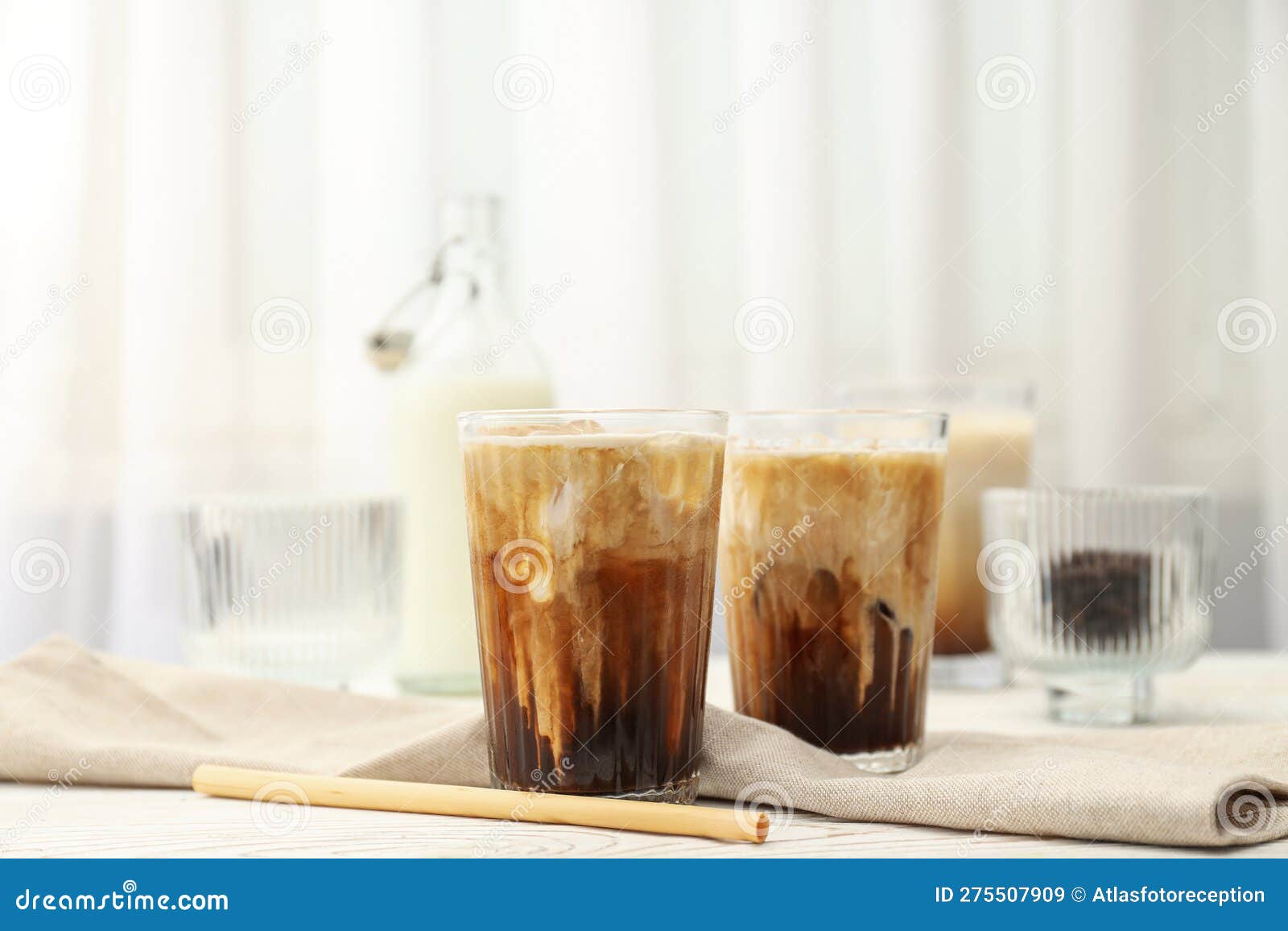 Cold Drink for Refreshing - Ice Coffee. Fresh Summer Drink Stock Image ...