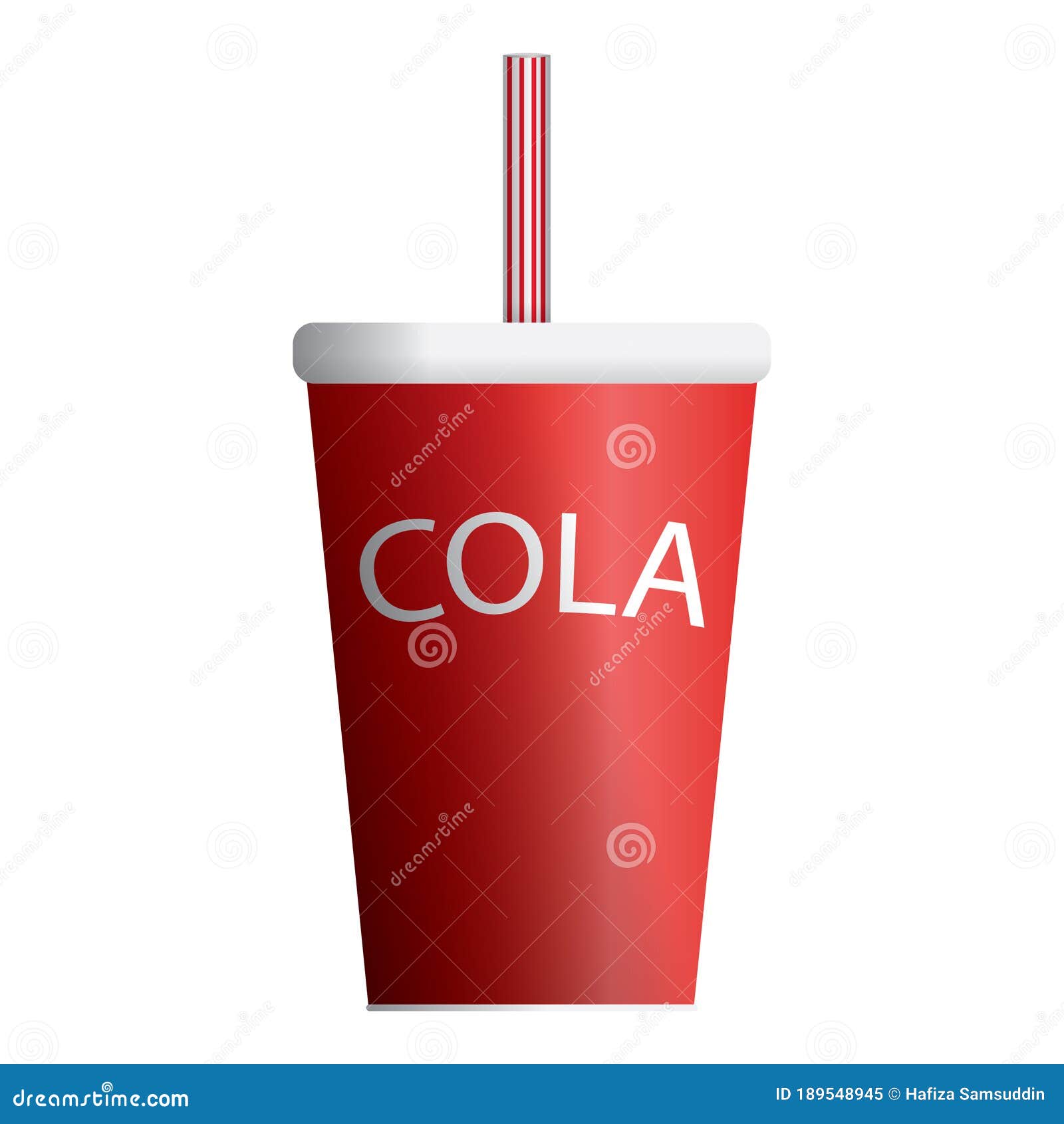 Cold Drink. Vector Illustration Decorative Design Stock Vector ...