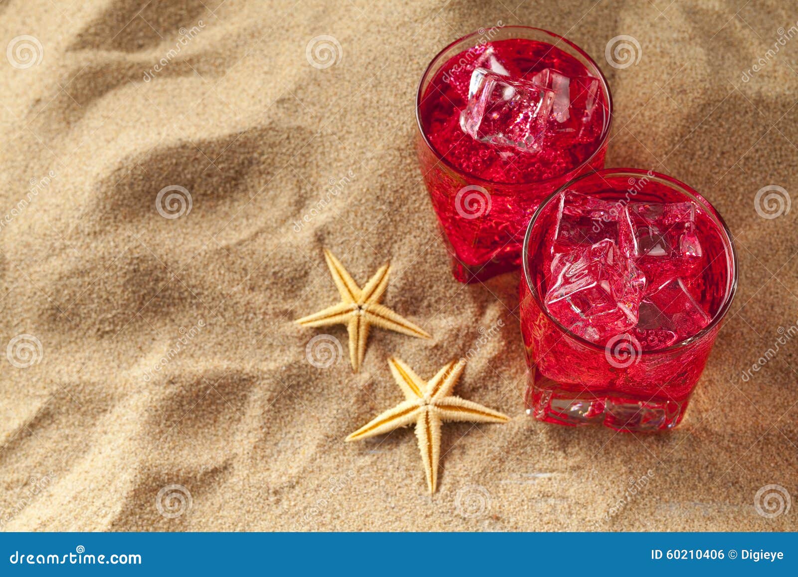 Cold drinks on the beach stock photo. Image of refreshment - 60210406