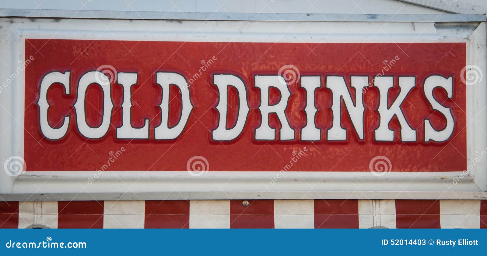 Cold drinks sign stock image. Image of advertising, fair - 52014403