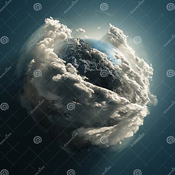 Cold earth stock illustration. Illustration of mountains - 24744544