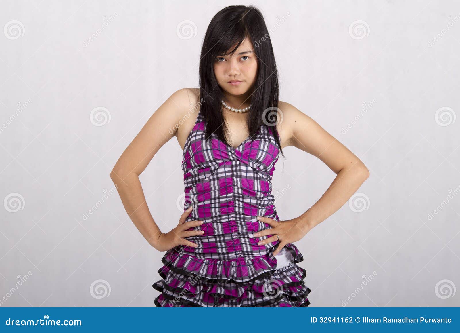 Cold expression asia girl stock photo. Image of cold - 32941162