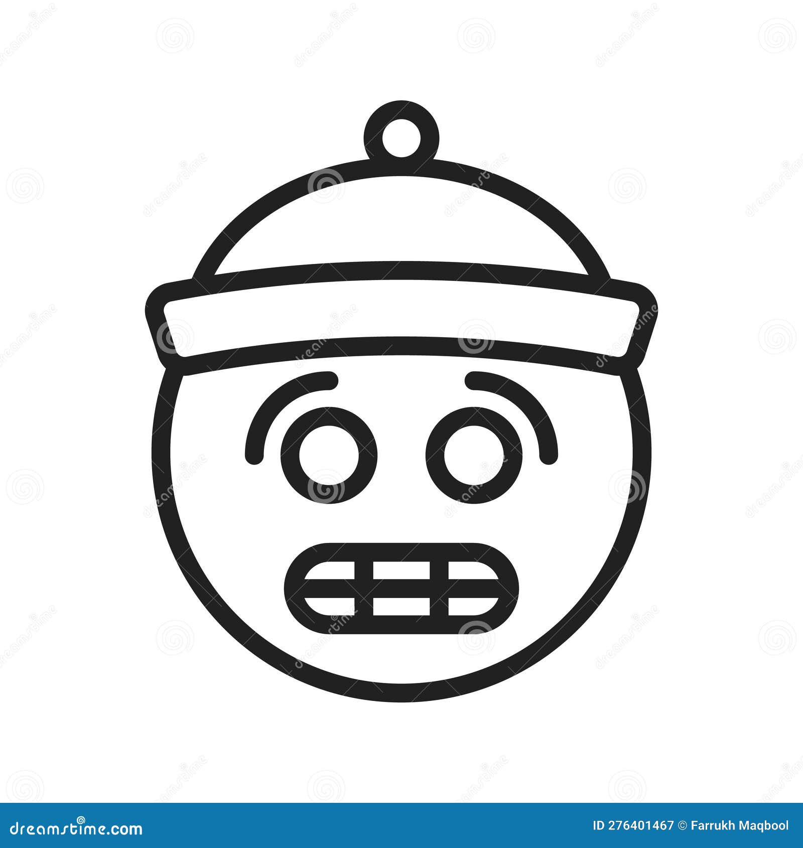 Cold Face Icon Vector Image. Suitable for Mobile Apps, Web Apps and ...