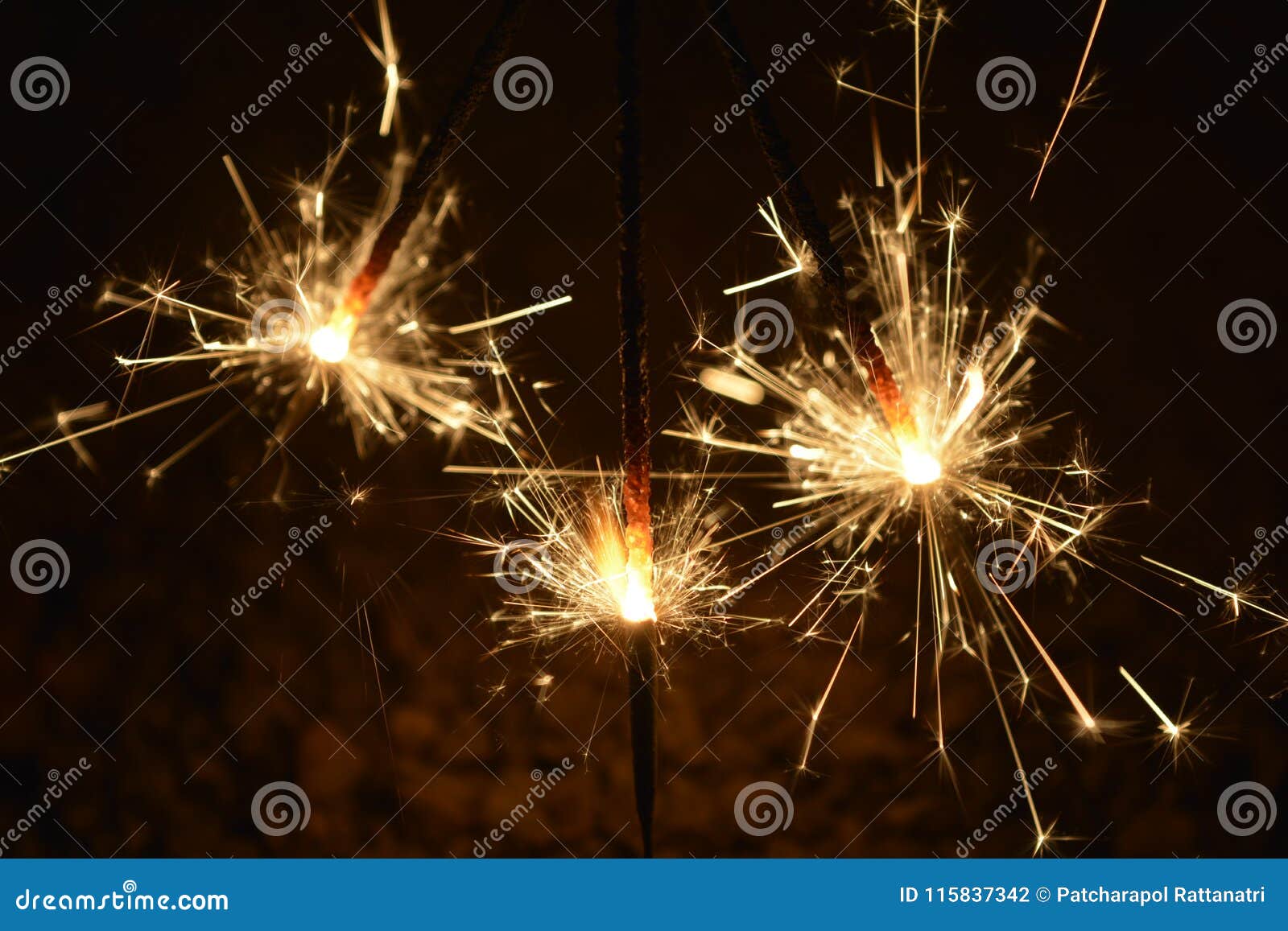 Cold fire stock photo. Image of beautiful, holiday, night - 115837342