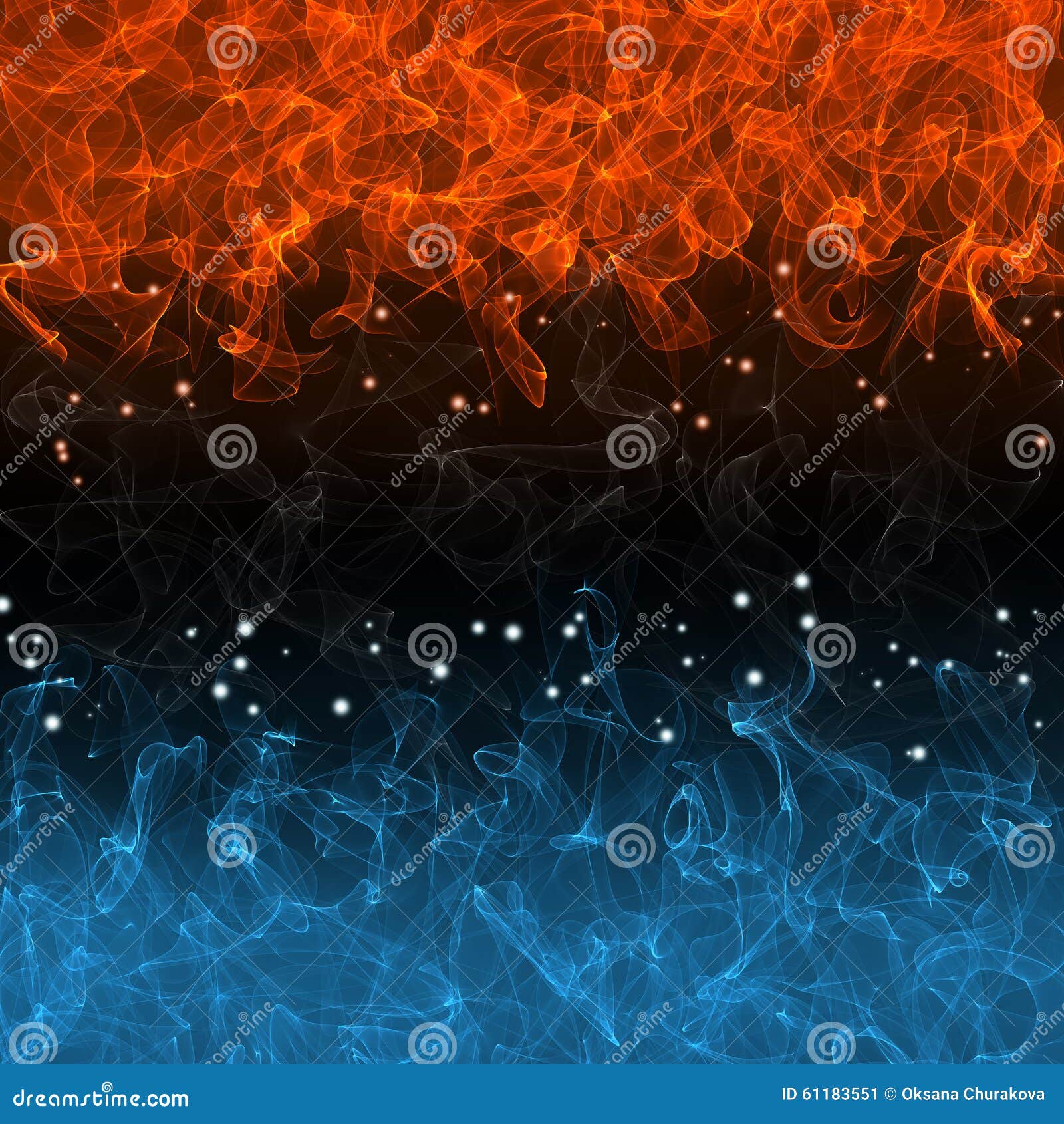 Cold fire, hot flame stock image. Image of energy, chaos - 61183551