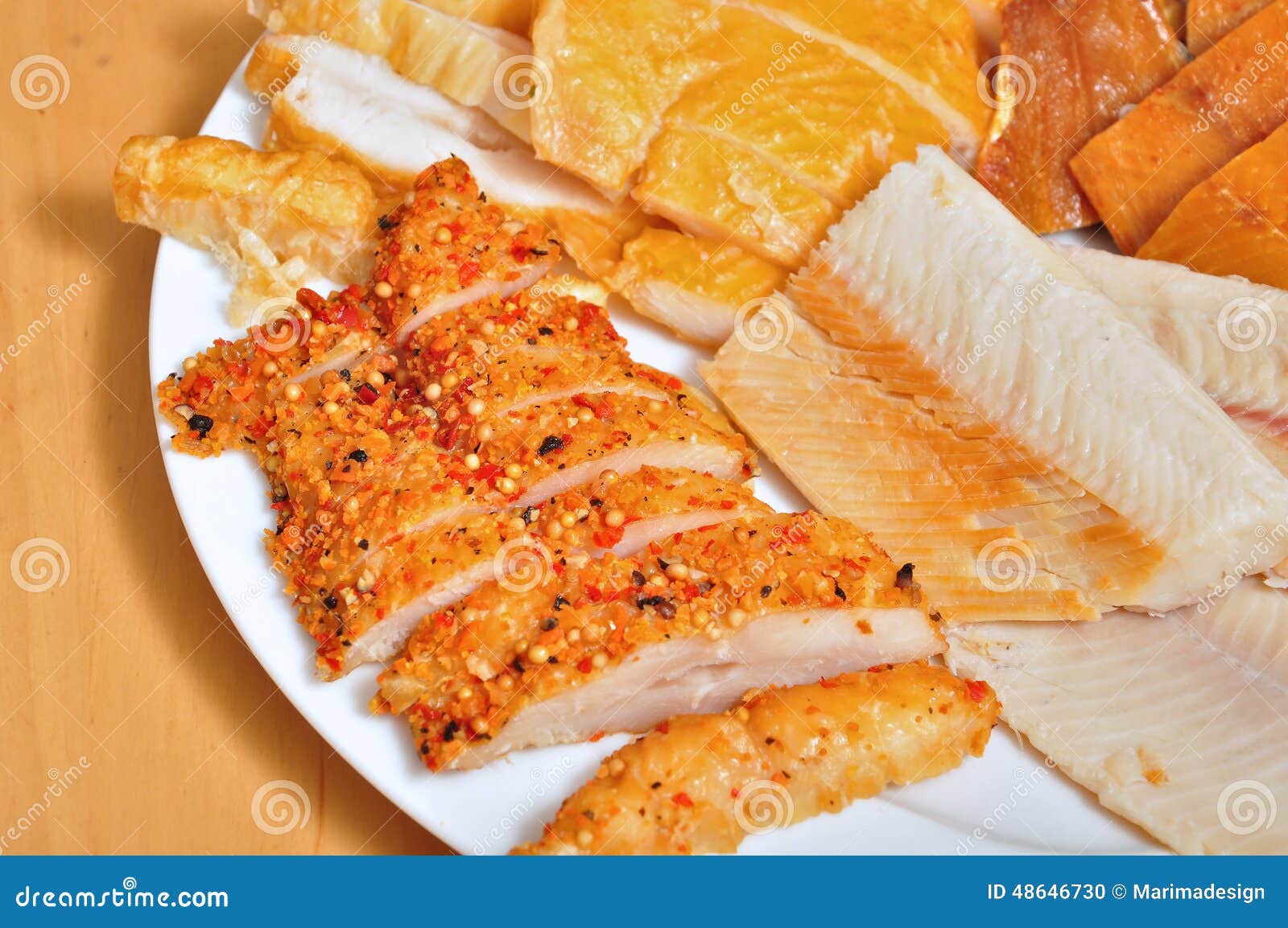 Cold fish platter stock photo. Image of arrange, nature - 48646730