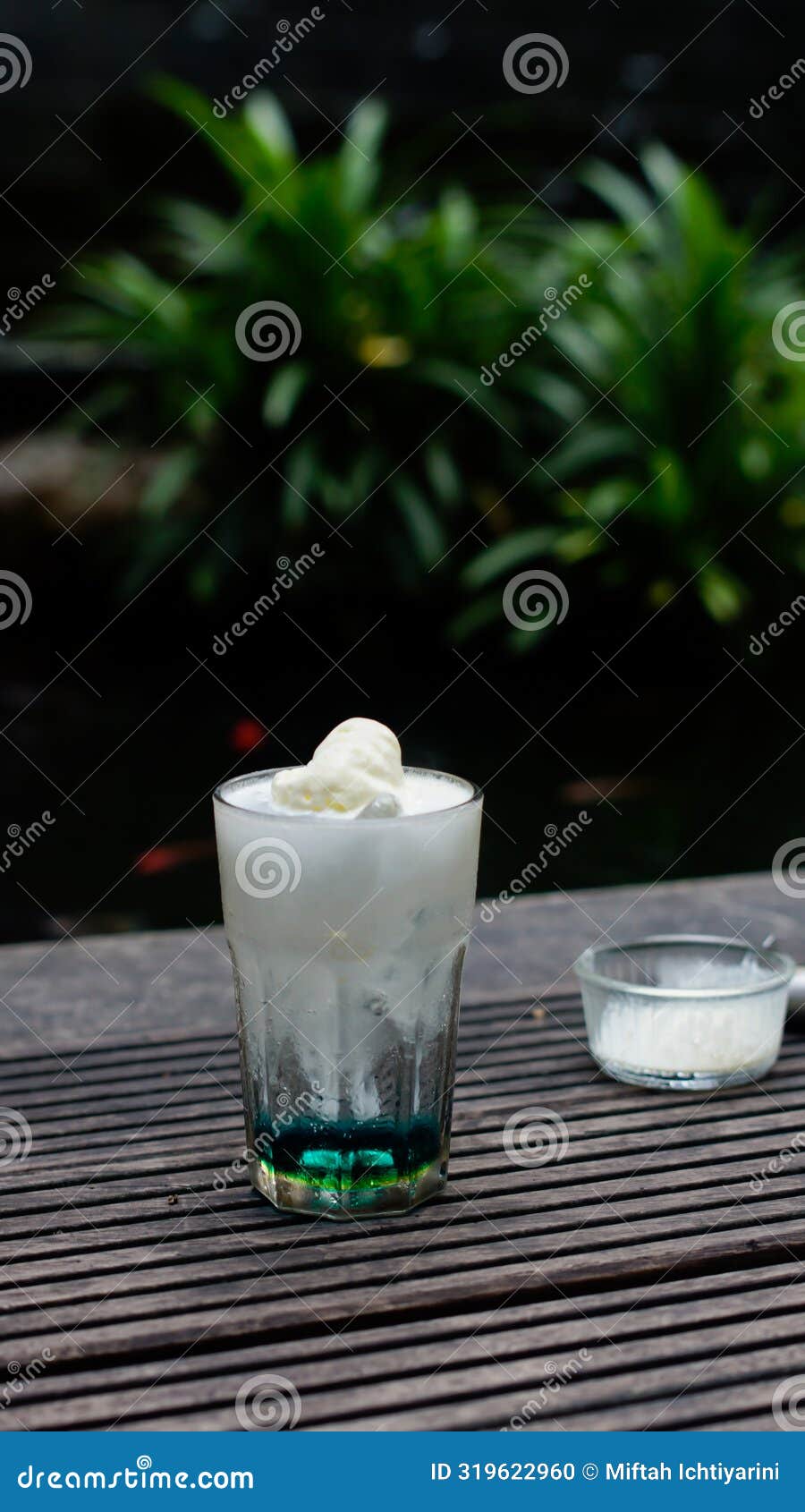 Cold Float Drinks on the Table Outdoor Stock Photo - Image of water ...