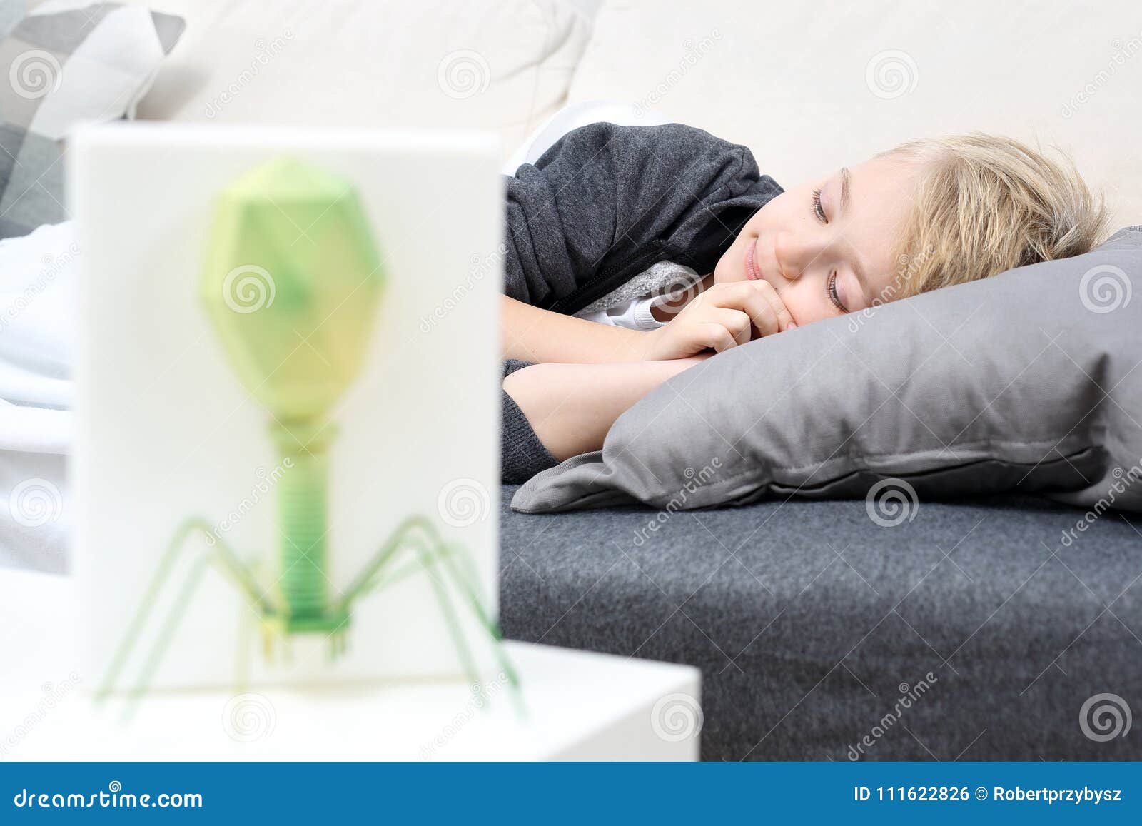 Cold and Flu. Viruses Attack. Stock Photo - Image of medicine, resting ...
