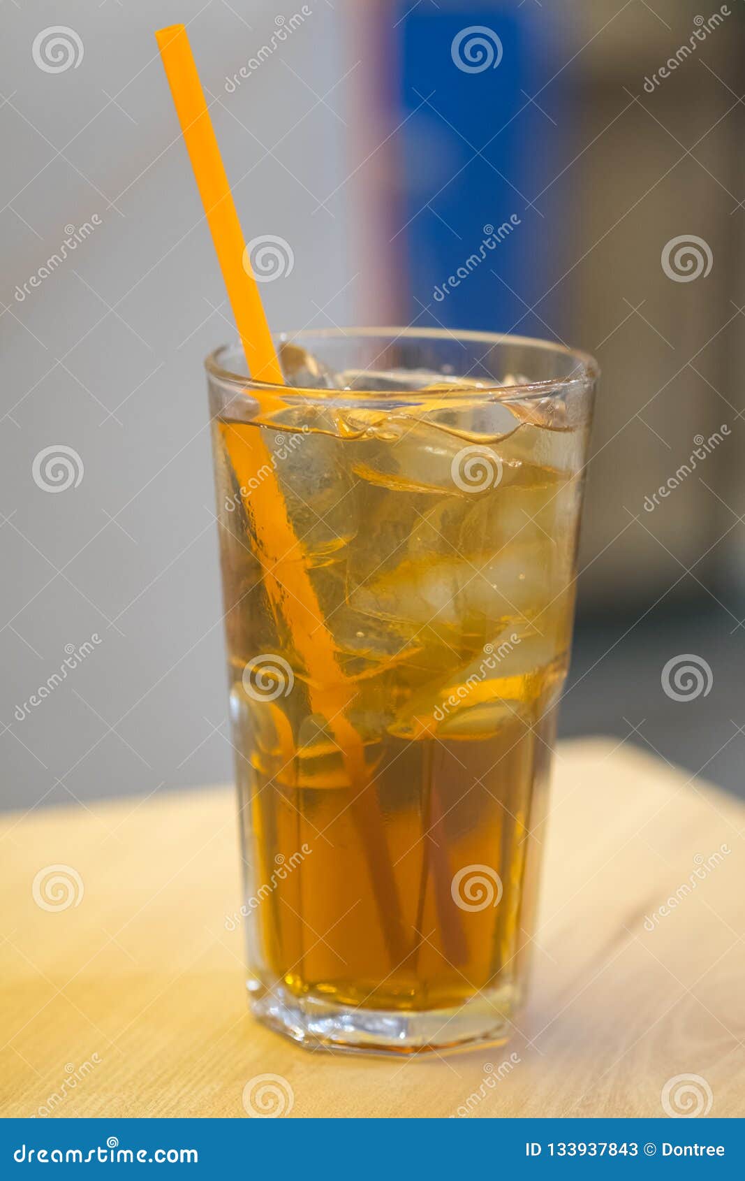 Cold Fresh Ice Tea with Lemon Stock Image - Image of cold, sweet: 133937843
