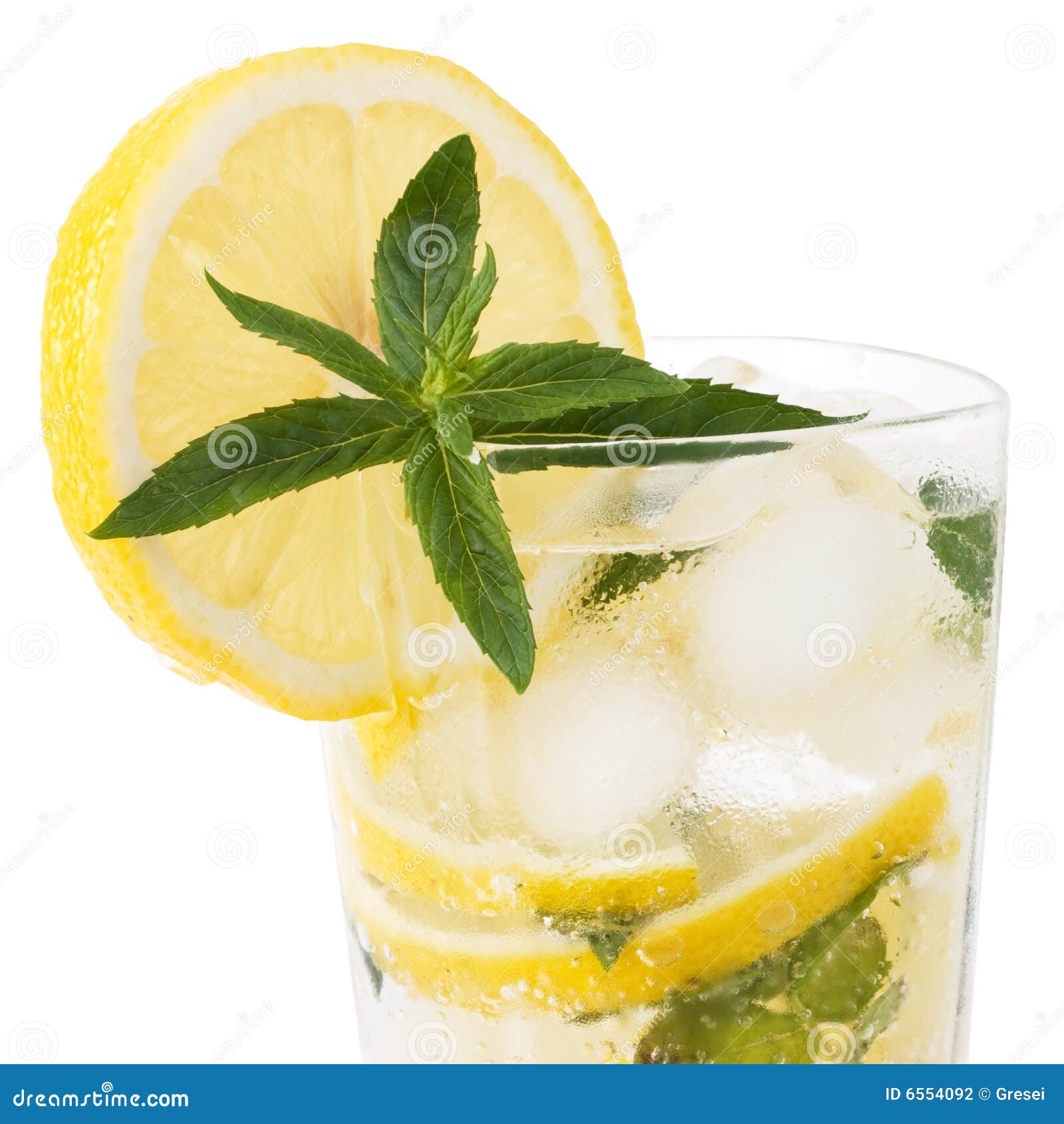 Cold fresh lemonade stock photo. Image of drink, water - 6554092