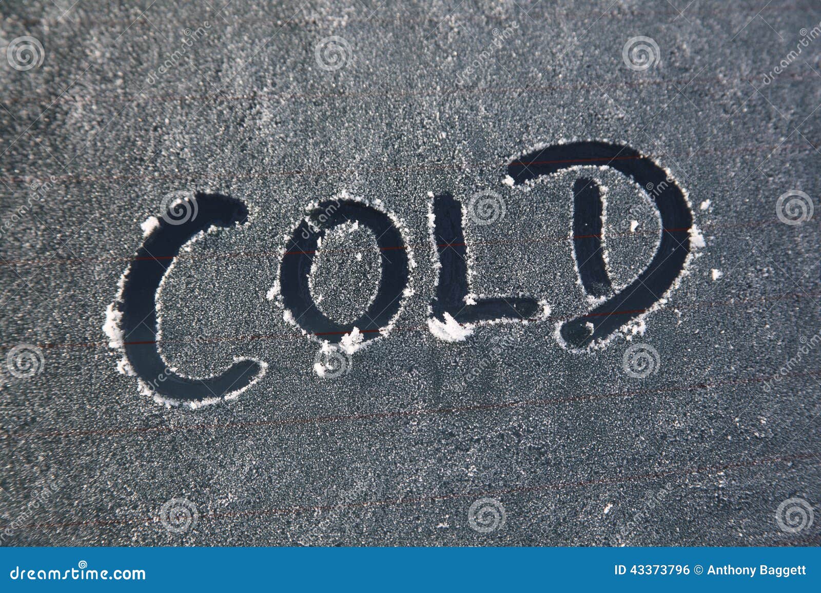 Cold stock photo. Image of sign, freezing, horizontal - 43373796