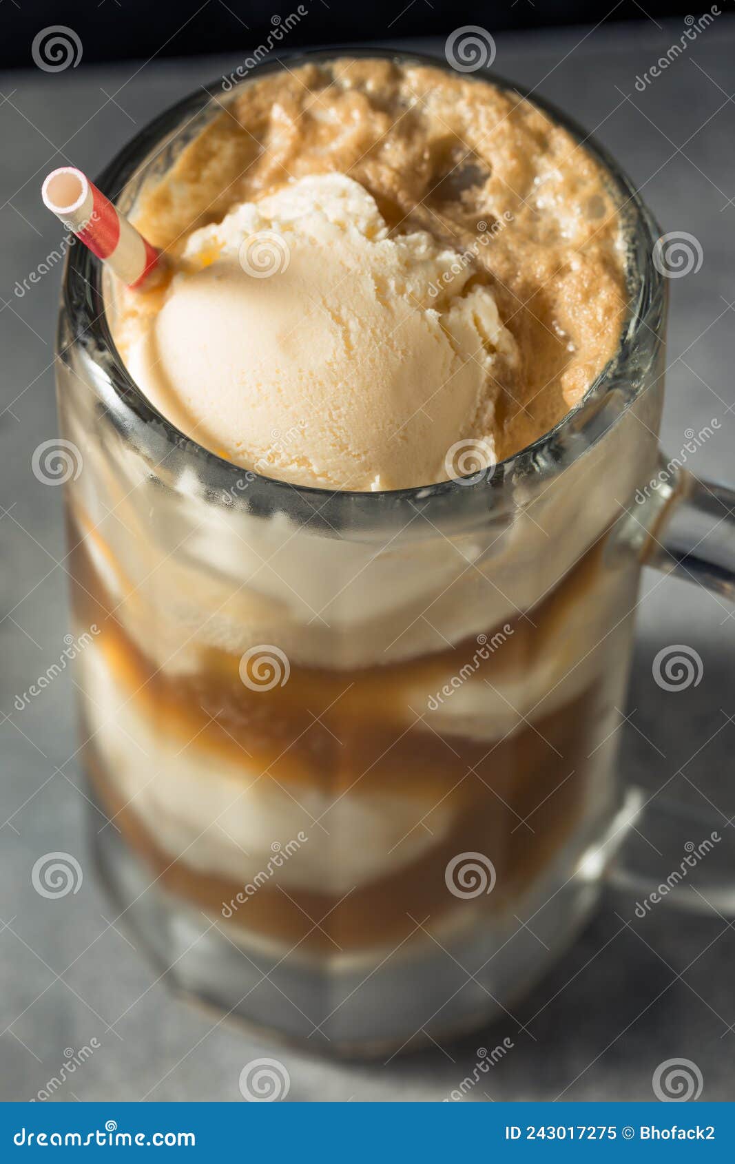 Cold Frozen Root Beer Float Stock Image - Image of root, float: 243017275
